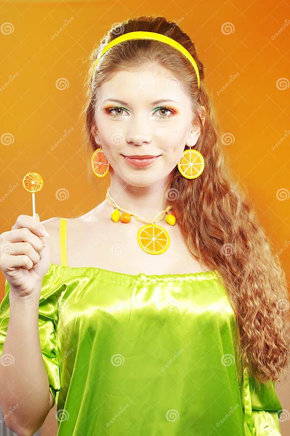Citrus makeup stock image. Image of citrus, perfect, pretty - 17340803