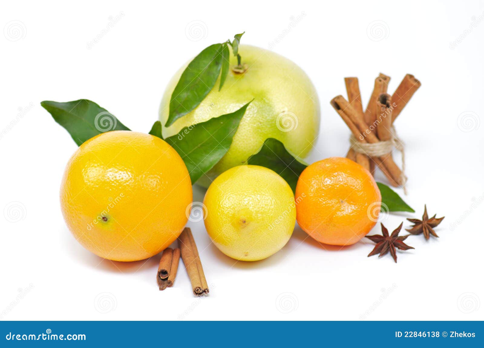 Citrus mix with spices stock photo. Image of sweet, orange - 22846138