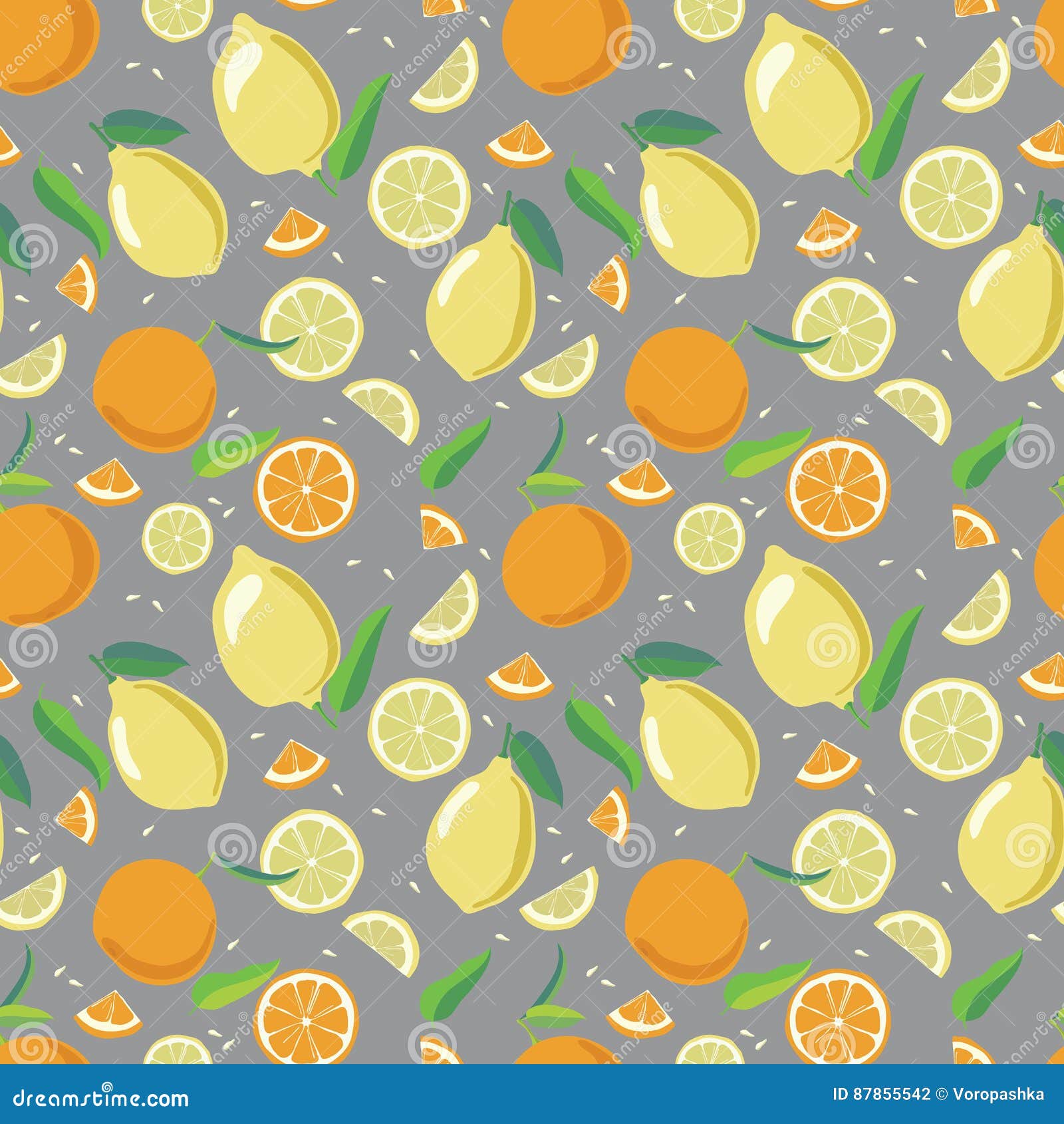 Citrus pattern stock vector. Illustration of birthday - 87855542