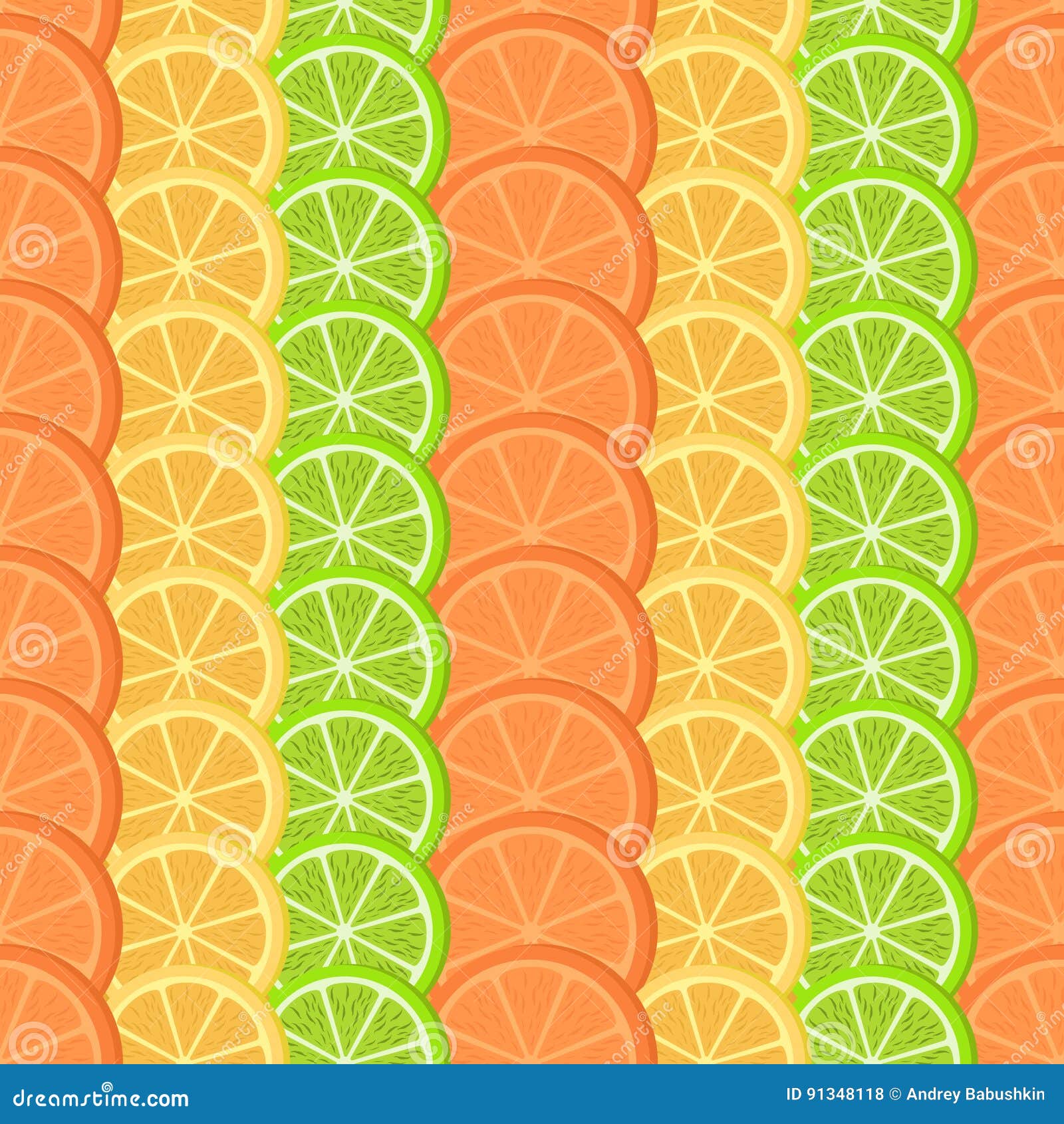 Citrus pattern stock vector. Illustration of backdrop - 91348118