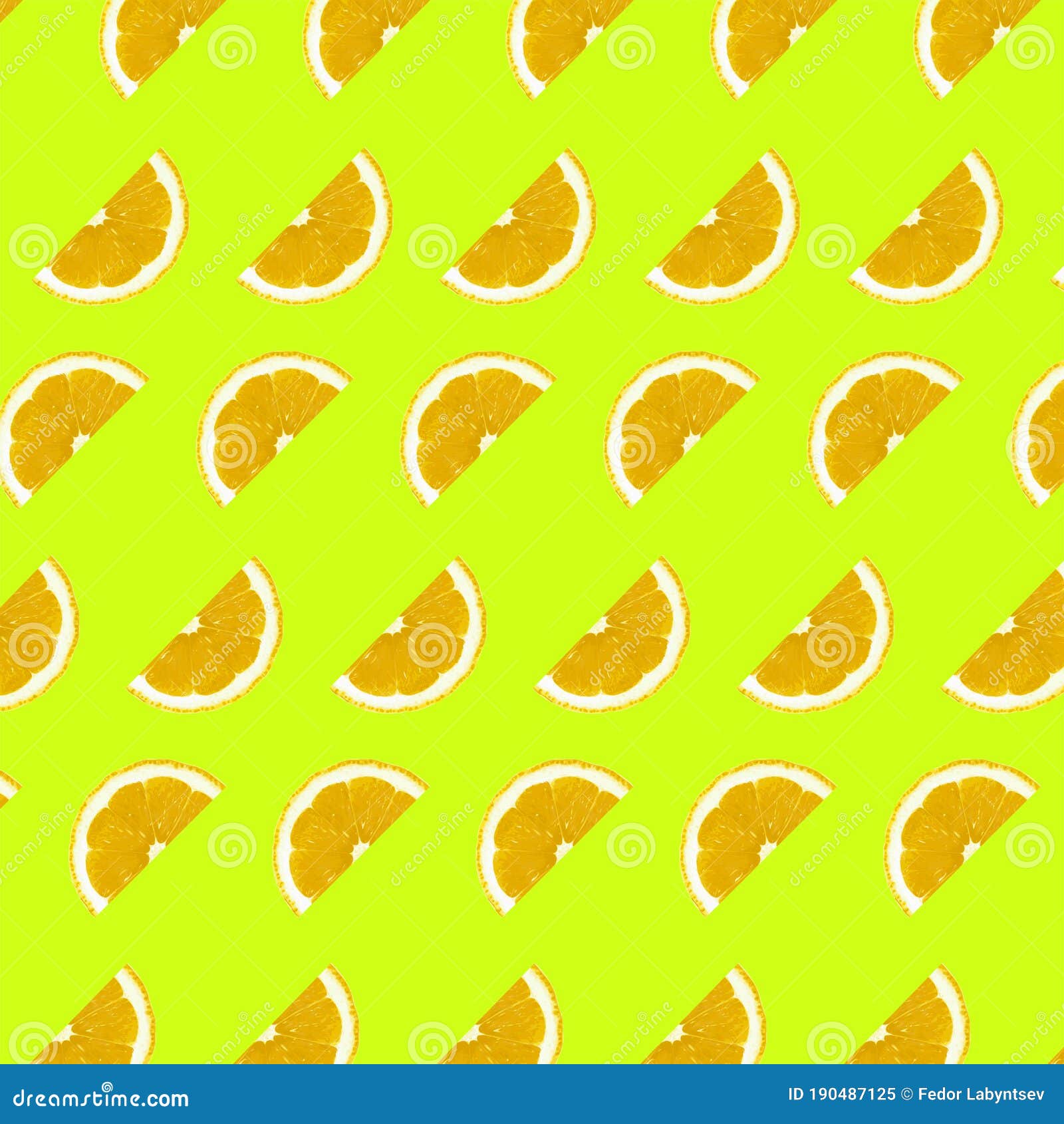 Citrus Pattern Vector Illustration Stock Vector - Illustration of fresh ...