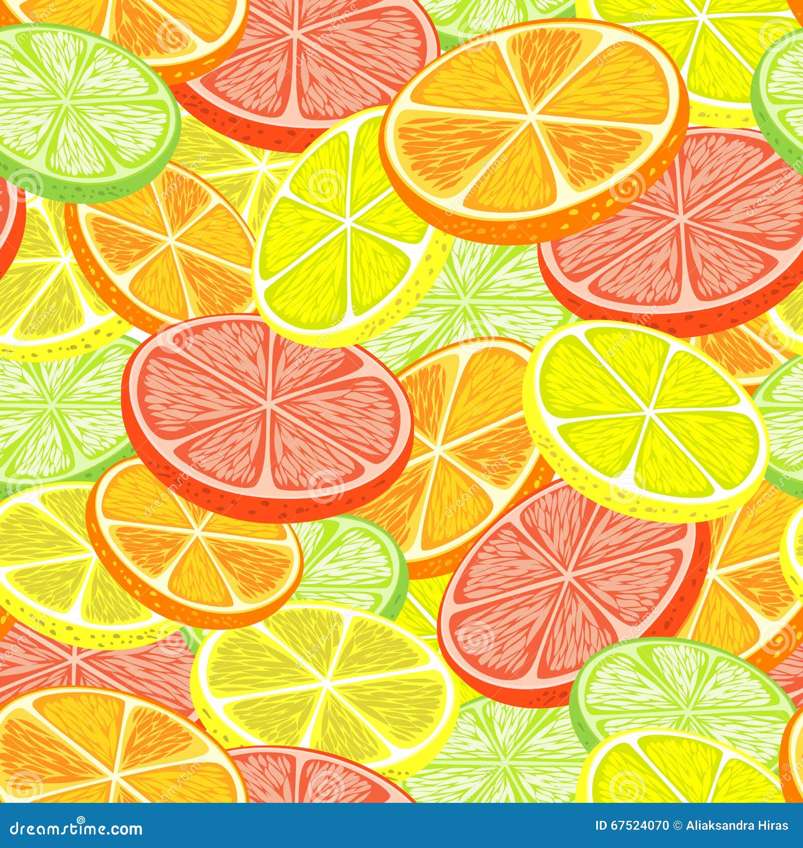 Citrus seamless background stock vector. Illustration of green - 67524070