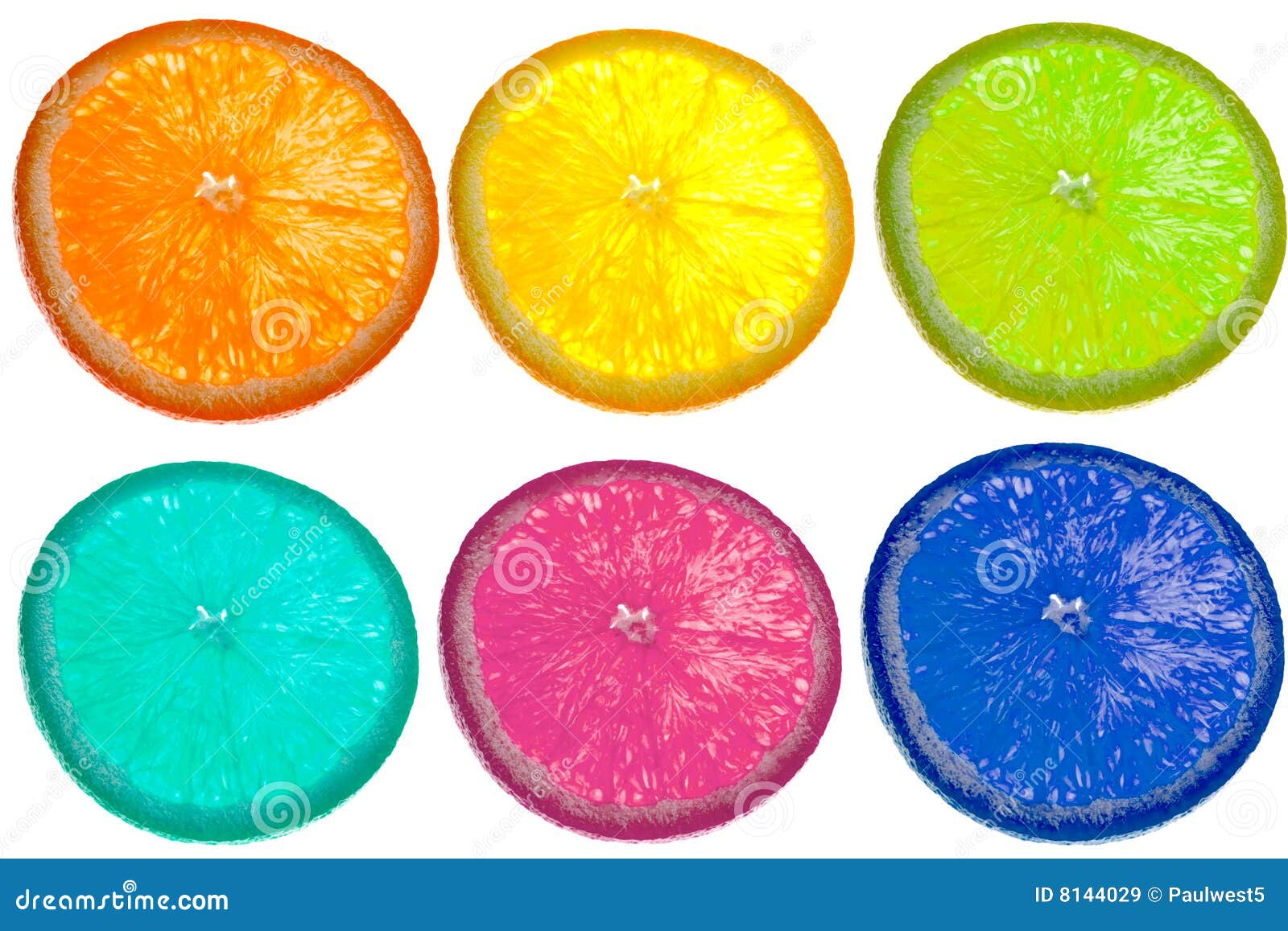 Citrus Slice Colorful Pattern Stock Image - Image of sliced, health ...