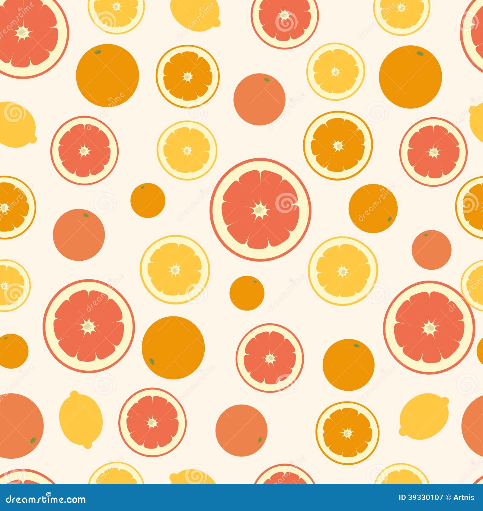 Citrus slices background stock vector. Illustration of grapefruit ...