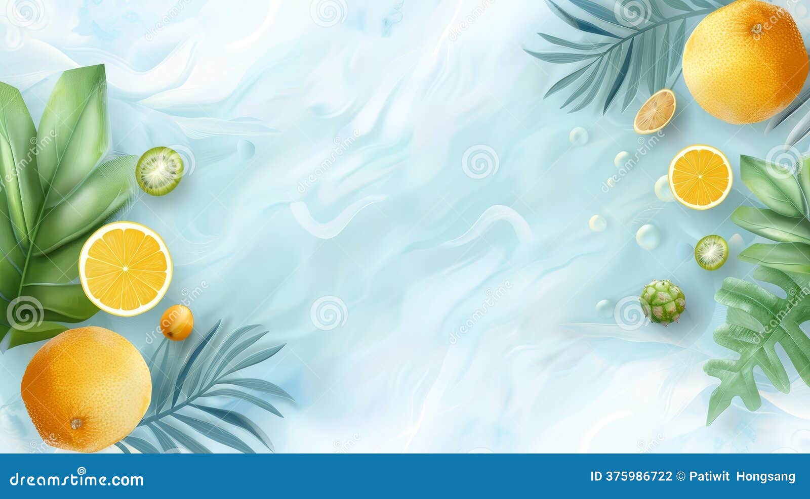 Refreshing Citrus Infused Water In Sunlight, AI Generated Stock Image ...