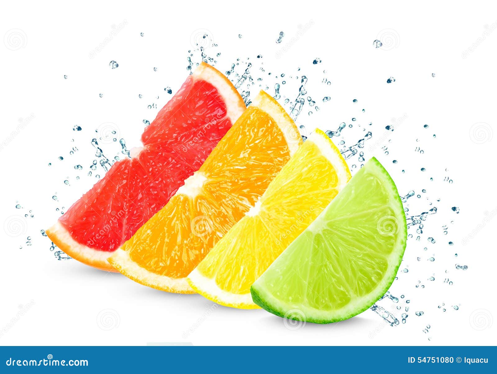 Citrus Splash In Water Isolated On A Transparent Background Stock Image ...