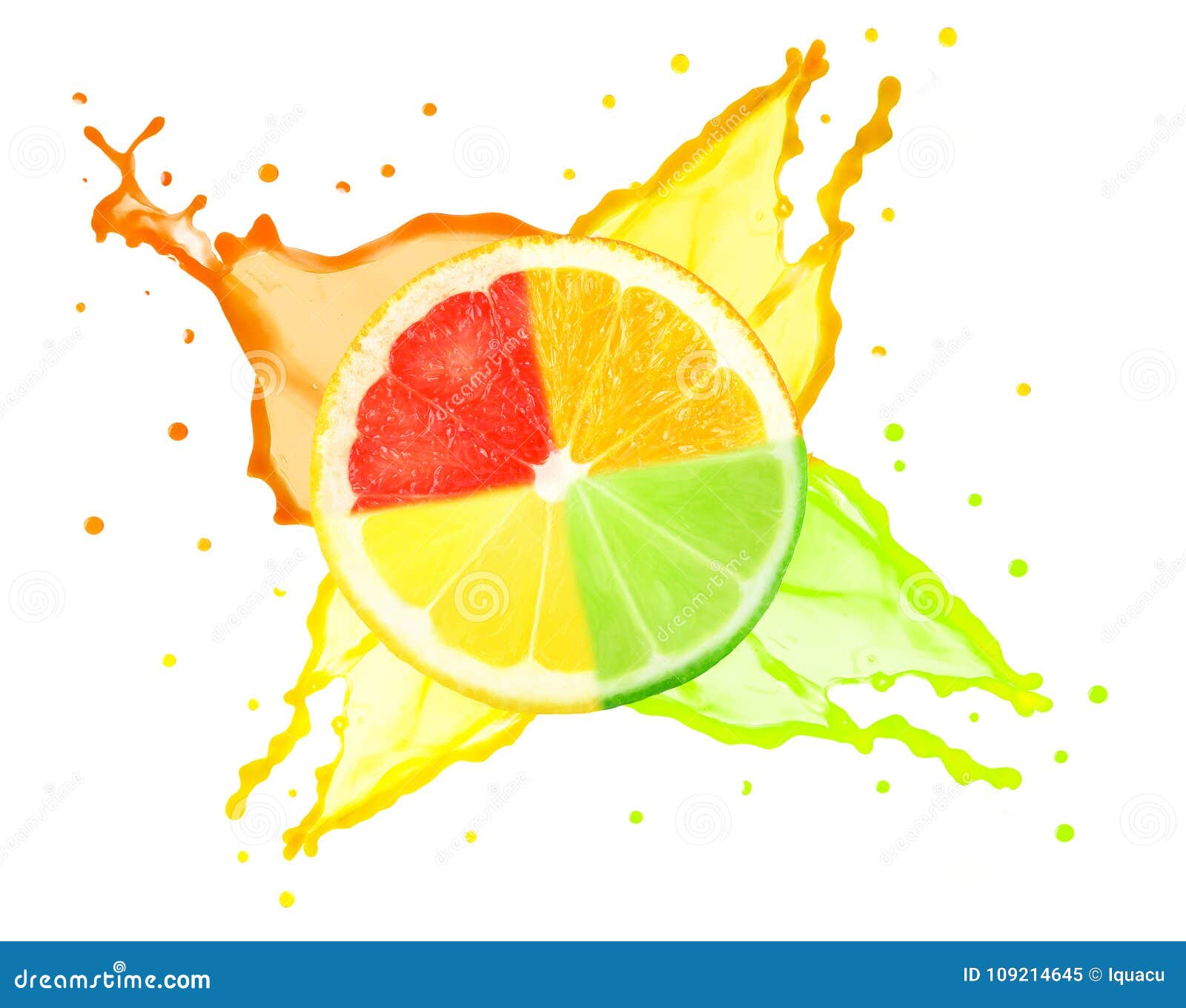 Citrus splash stock image. Image of flowing, drop, citrus - 109214645