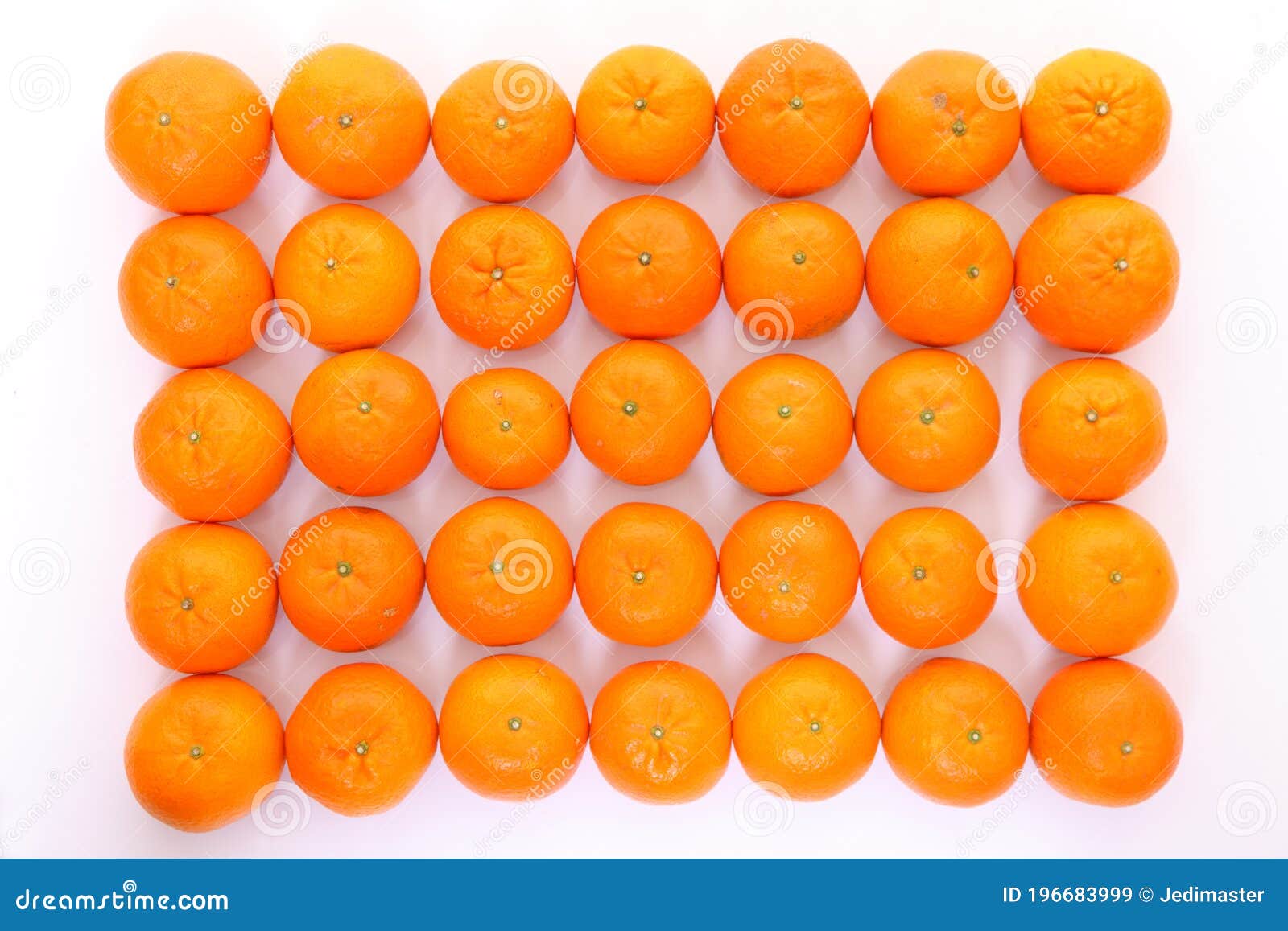 Citrus Tankan Square Against White Background Stock Image - Image of ...