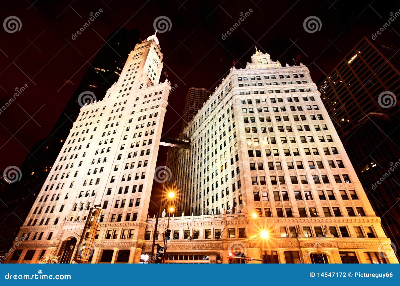 Città Del Centro Del Chicago Fotografia Editoriale - Immagine di ...