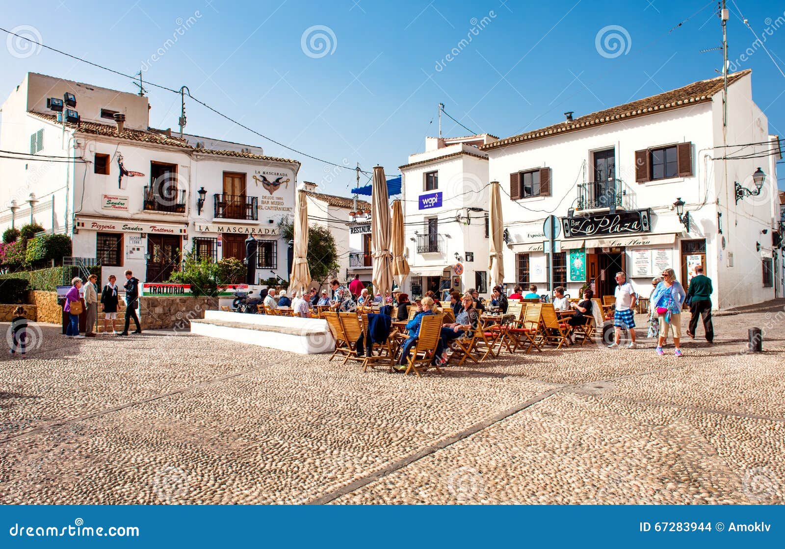 Città di Altea immagine stock editoriale. Immagine di destinazioni ...