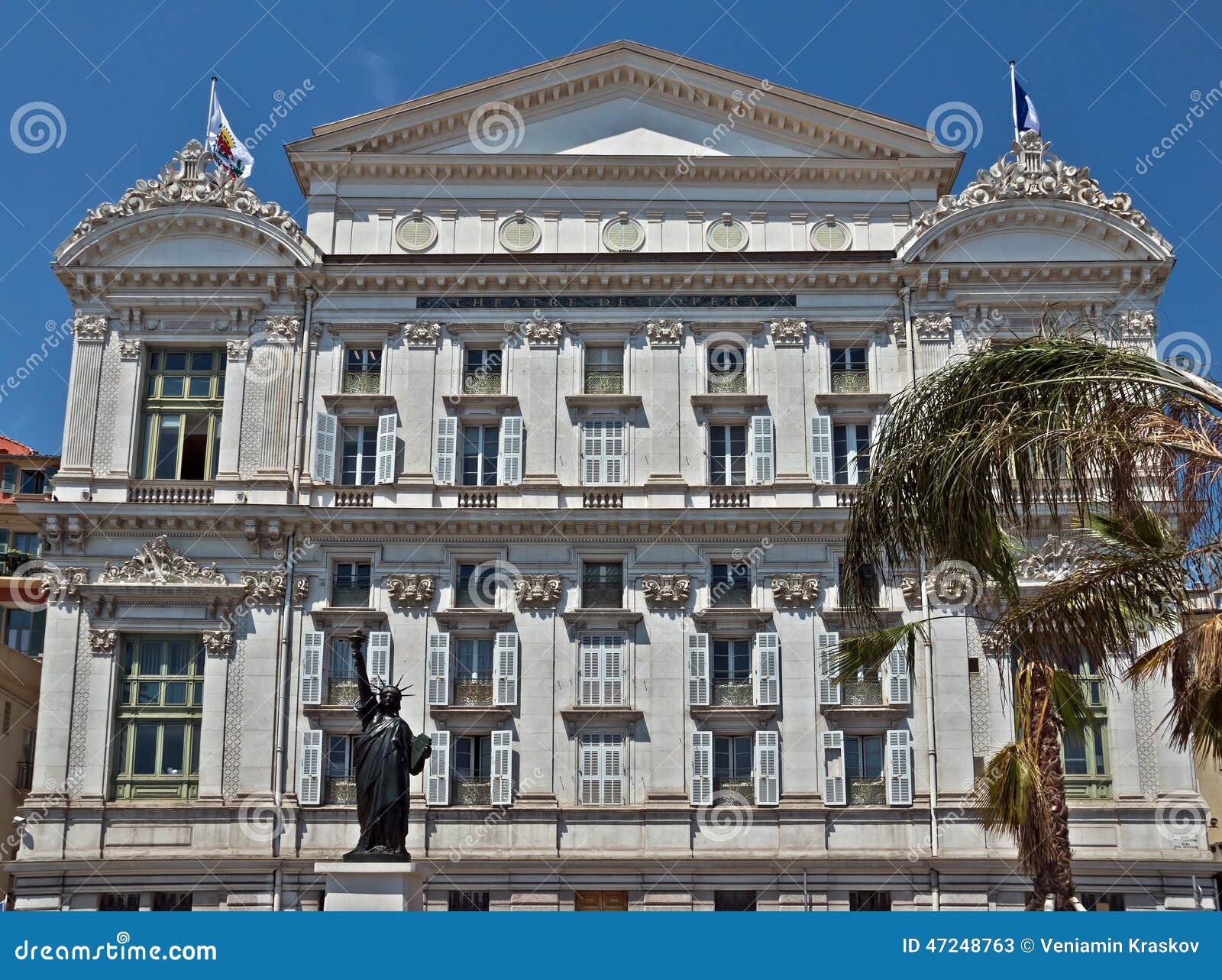 Città Di Nizza - Opera De Nice Immagine Stock - Immagine di francia ...