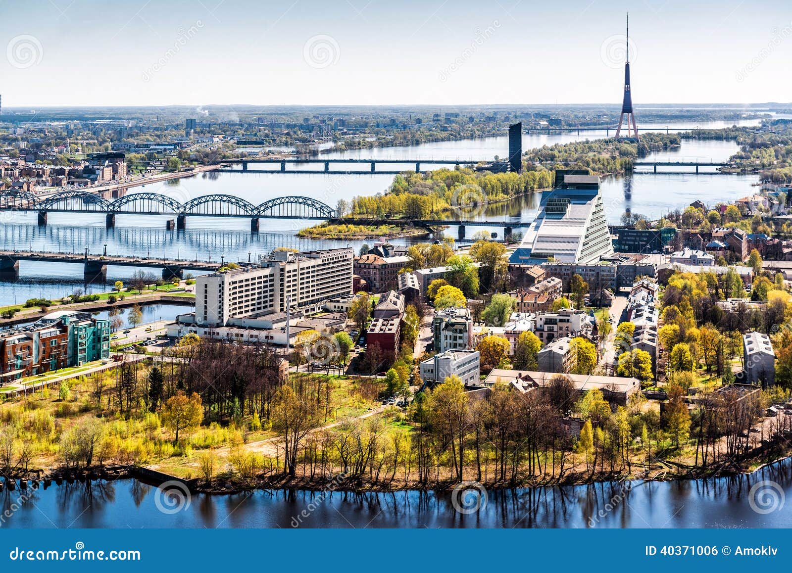 Città di Riga. La Lettonia fotografia stock. Immagine di lettonia ...