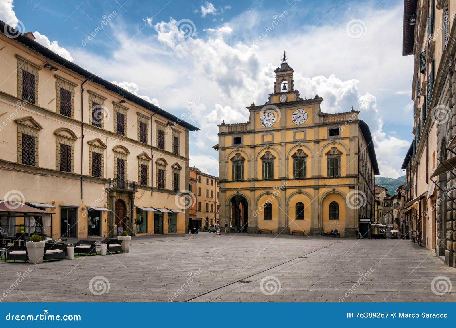Citta Di Castello (Umbria) Piazza Matteotti Stock Image - Image of ...