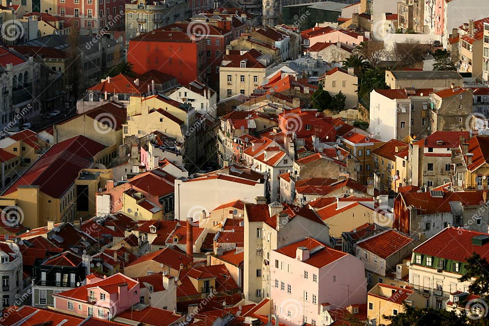 City stock image. Image of roofs, jumble, house, skyline - 4357539