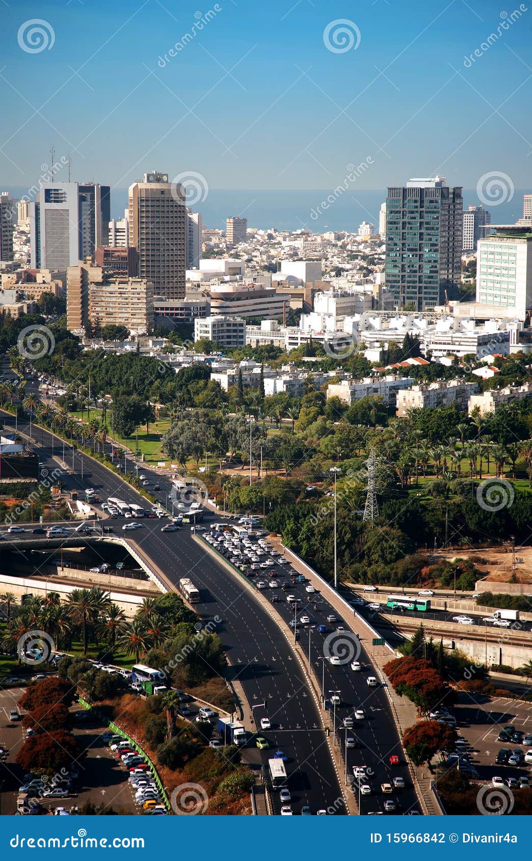 City from above stock photo. Image of ocean, road, town - 15966842