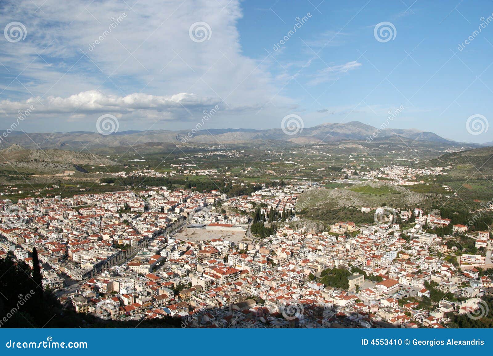 City from Above stock photo. Image of high, aerial, tiled - 4553410