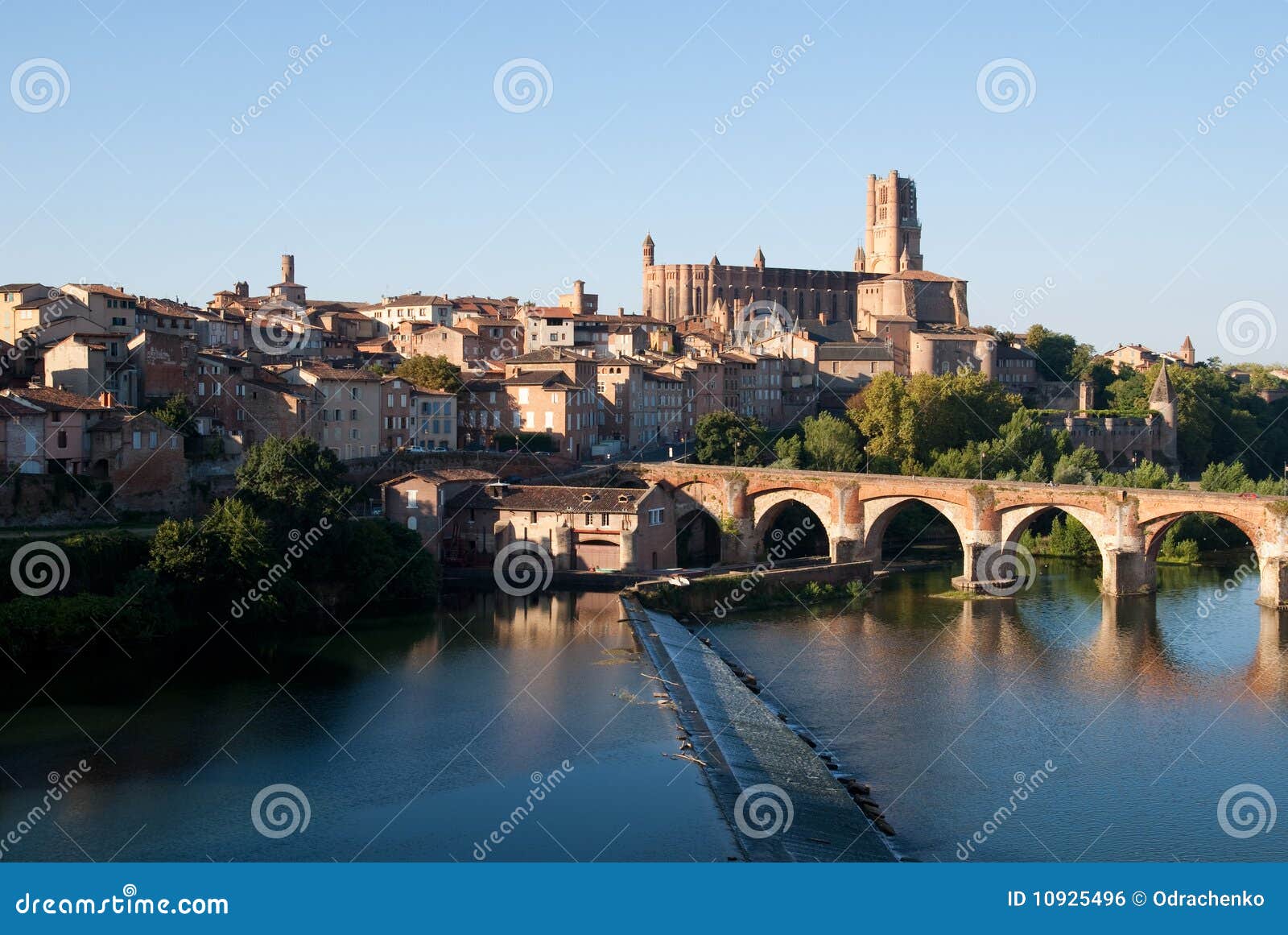 City of Albi stock photo. Image of crusade, central, cathedral - 10925496