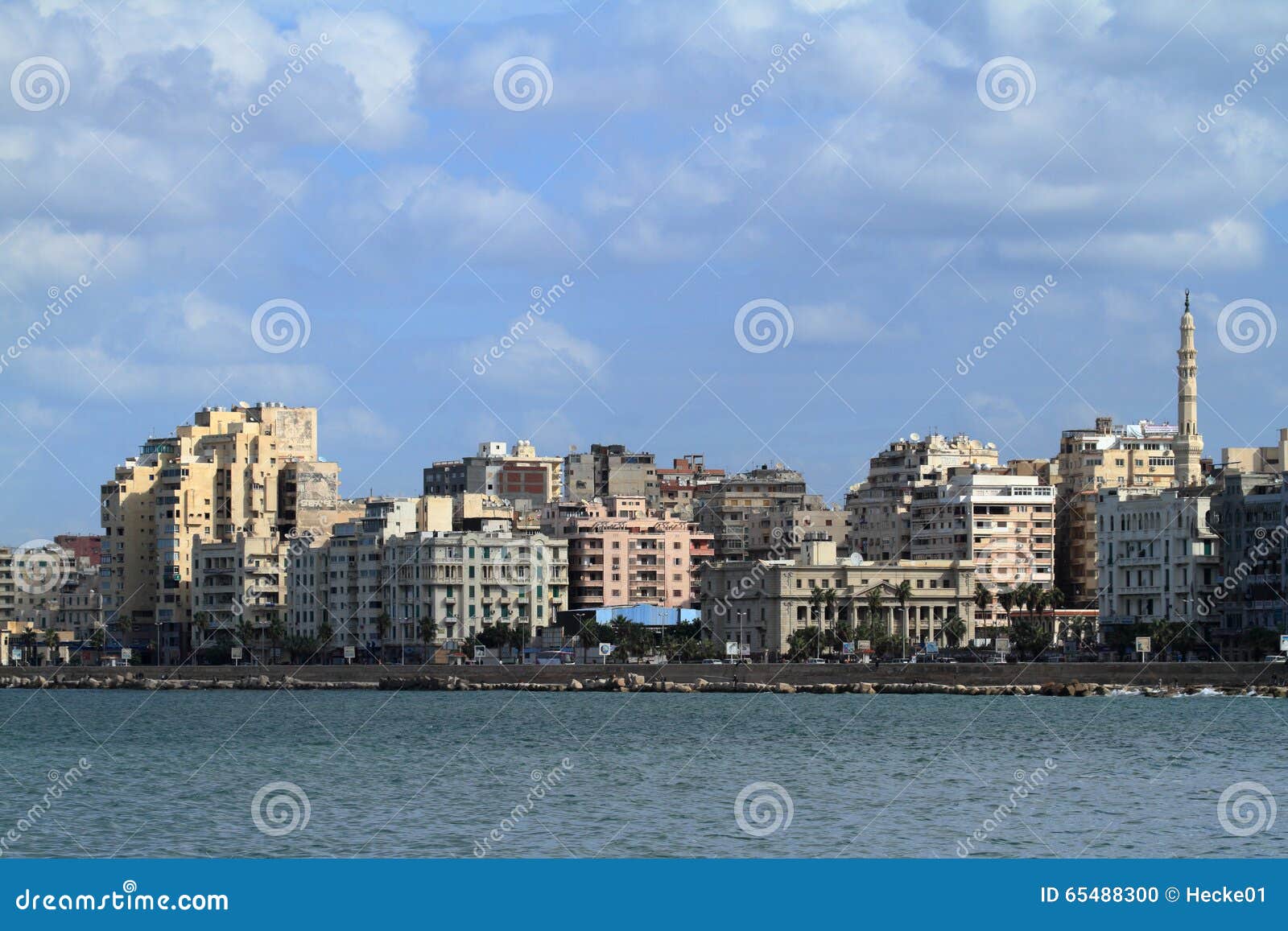 The City of Alexandria in Egypt Editorial Image - Image of apartment ...