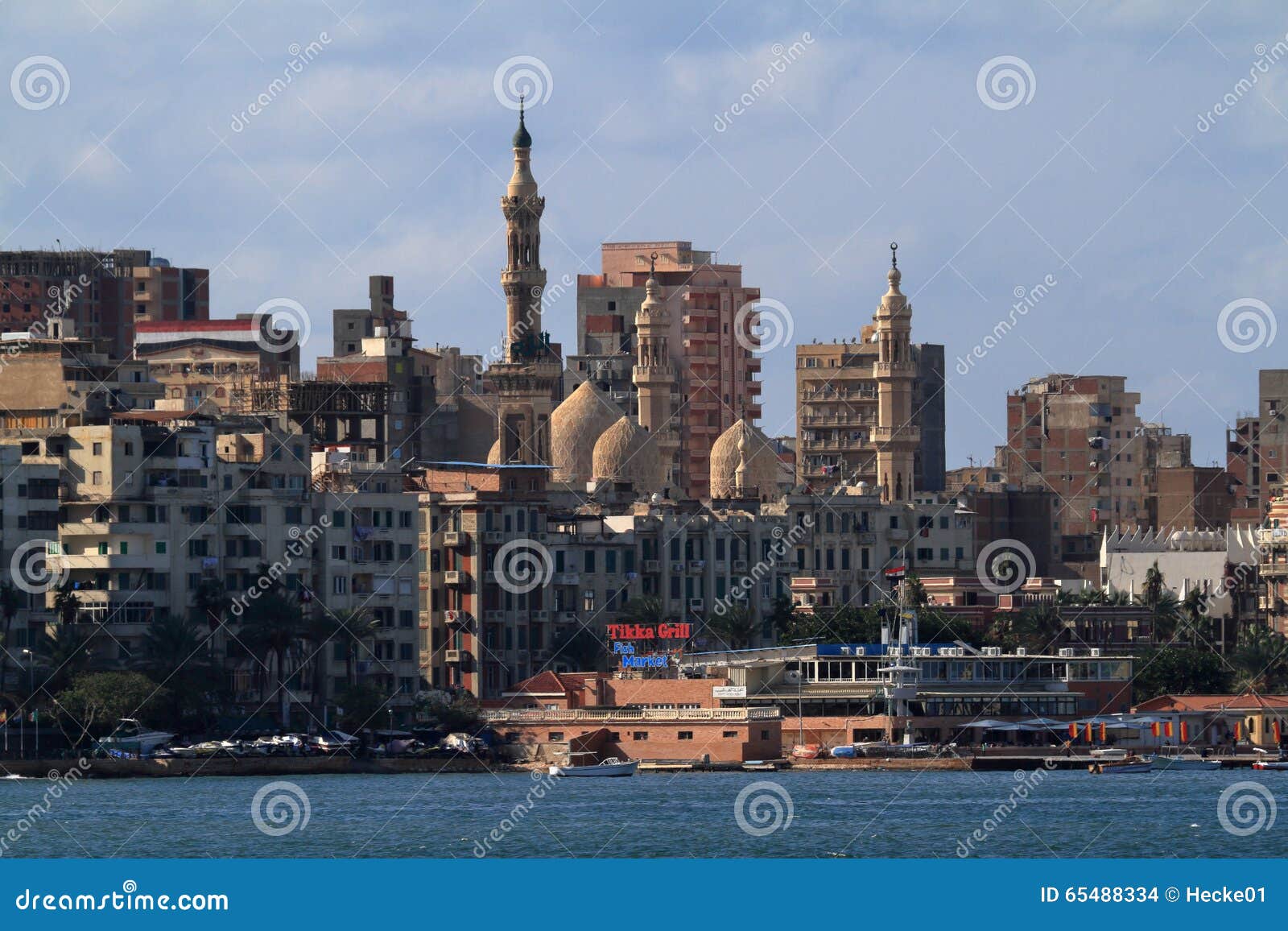 The City of Alexandria in Egypt Editorial Stock Image - Image of house ...