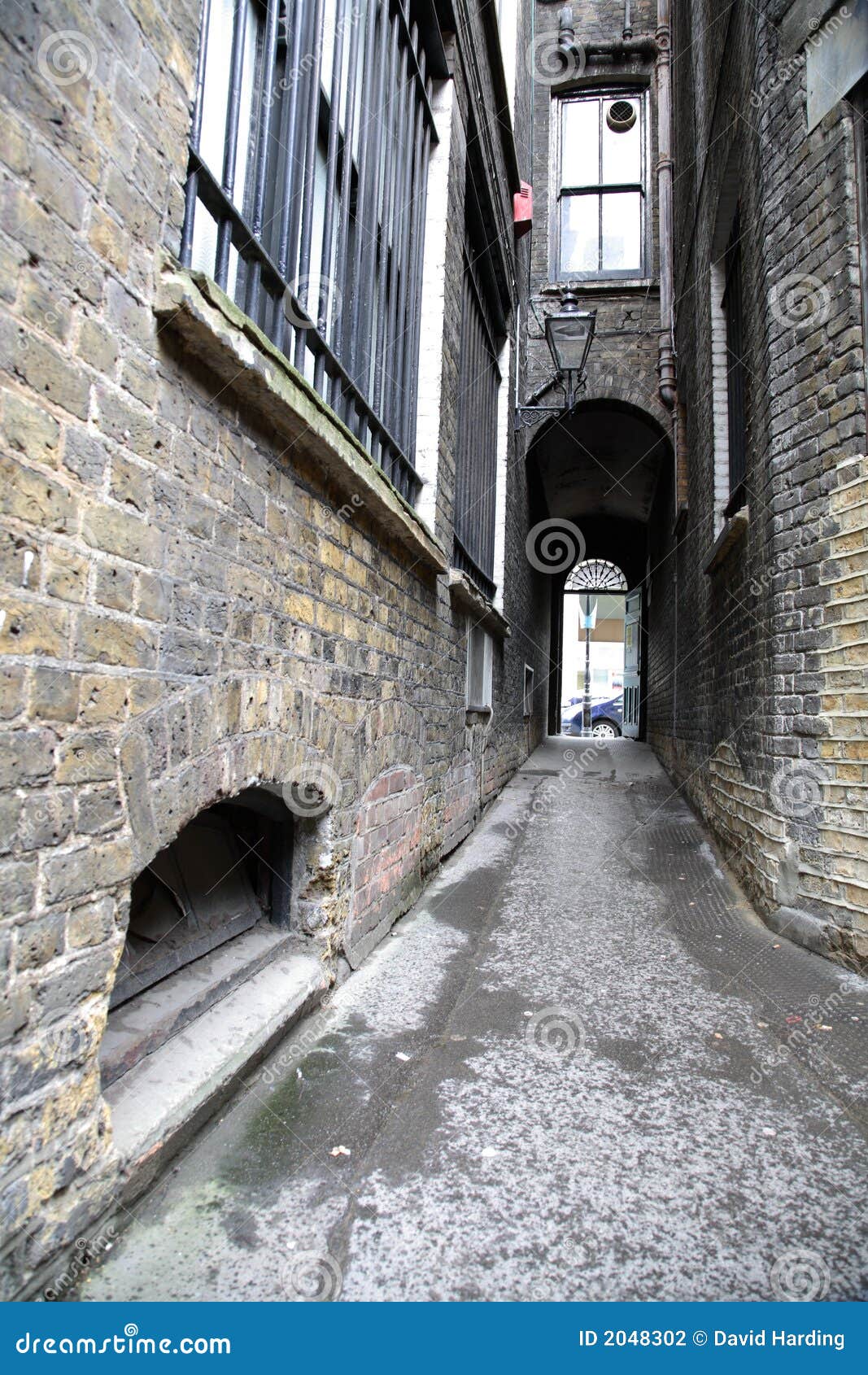 City Alley stock photo. Image of backstreet, windows, town - 2048302