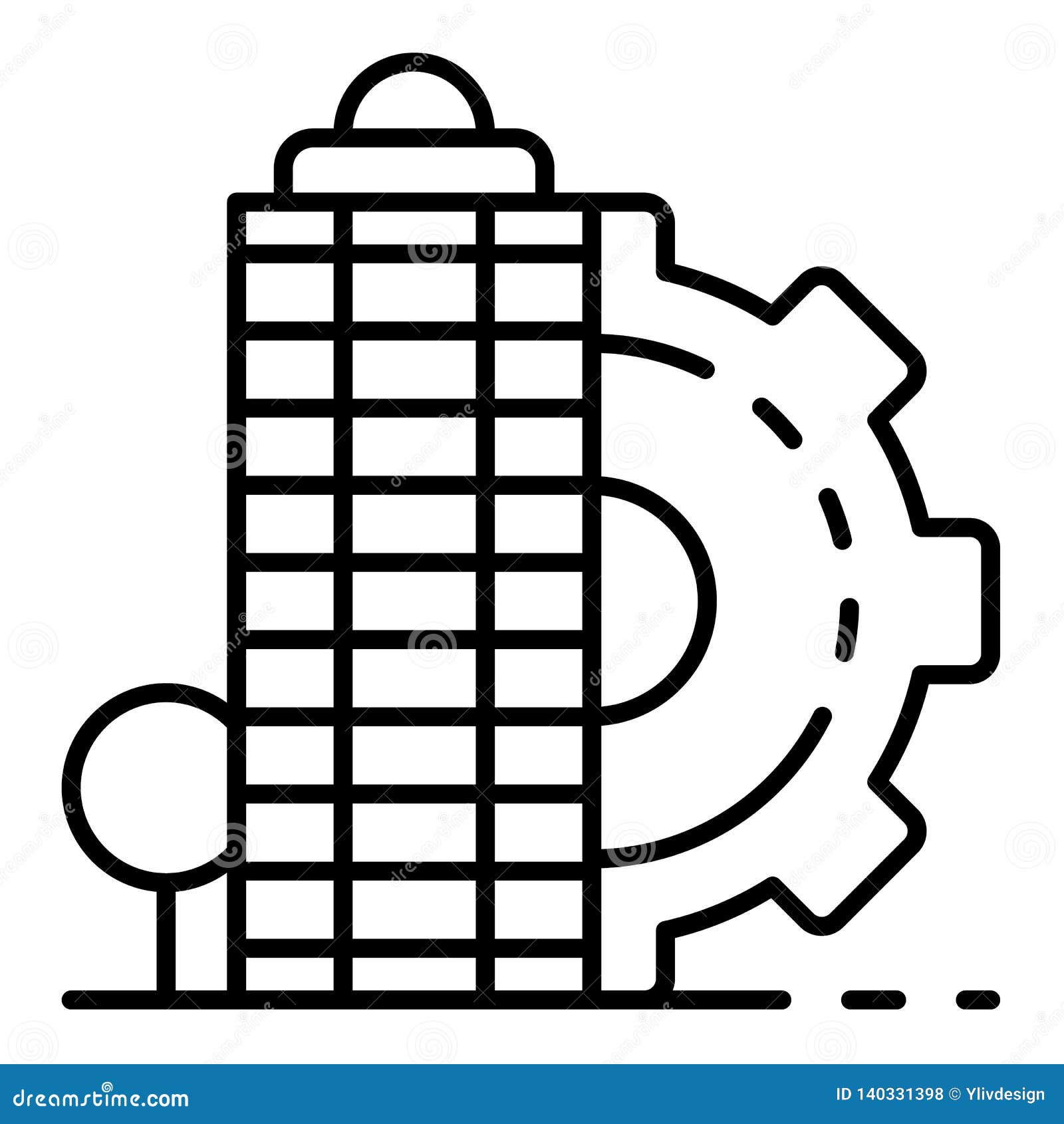City Architectural Building Icon, Outline Style Stock Vector ... City Architectural Building Icon, Outline Style Stock Vector ...