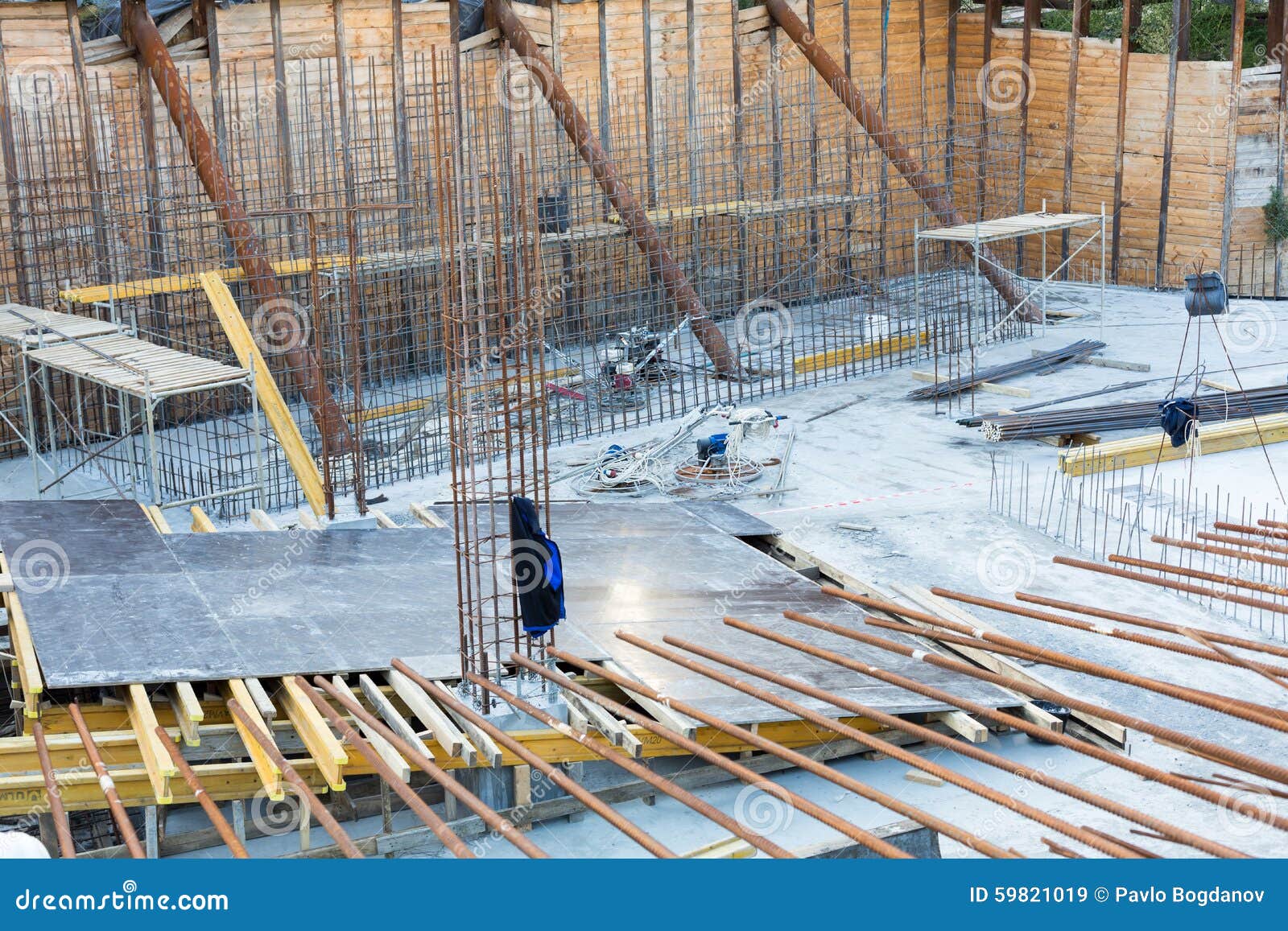 City Area Under Construction Stock Image - Image of engineer, estate ...