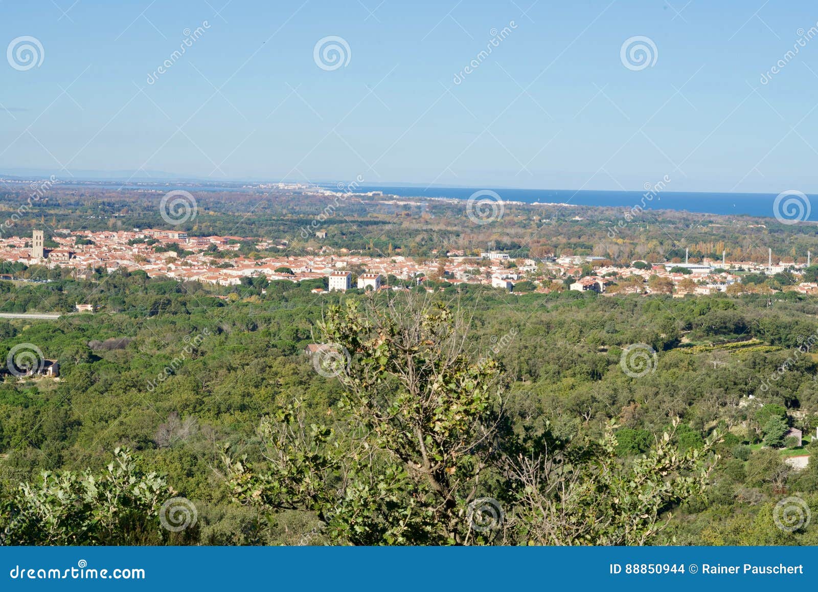 City of Argeles sur mer stock photo. Image of city, cote - 88850944