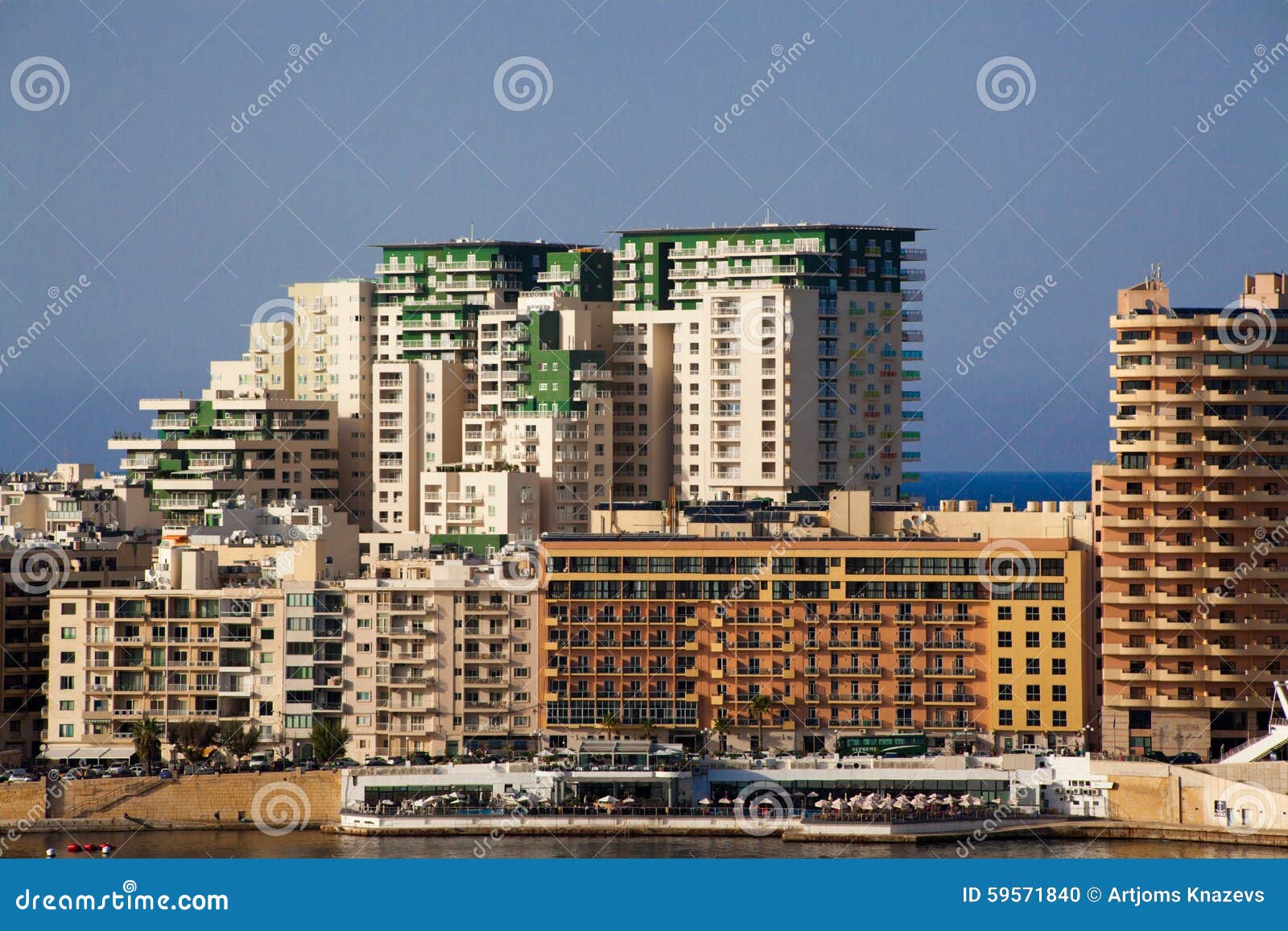 City of art editorial image. Image of skyscrapers, malta - 59571840