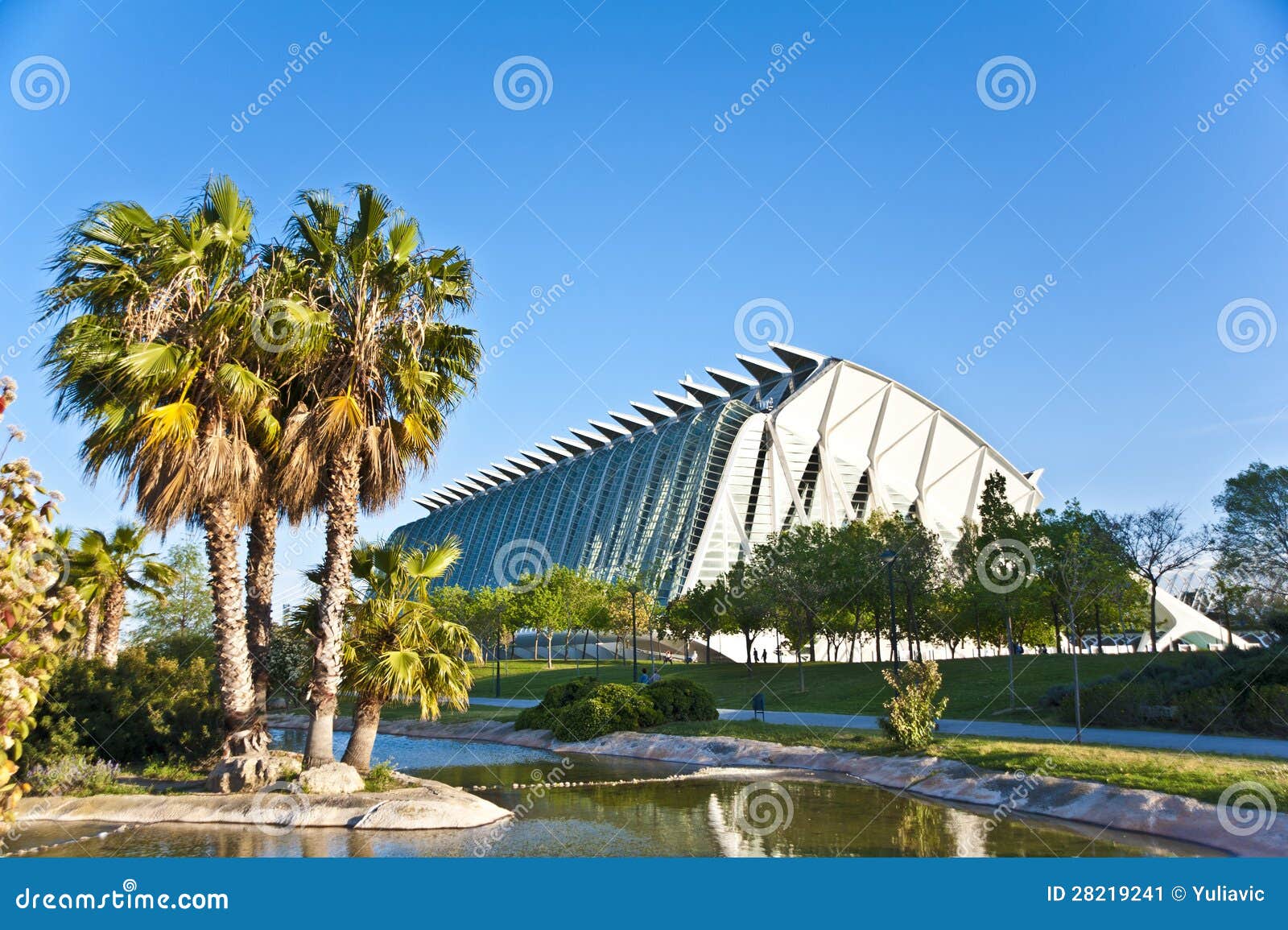 The City of Arts and Science in Valencia. Editorial Photo - Image of ...