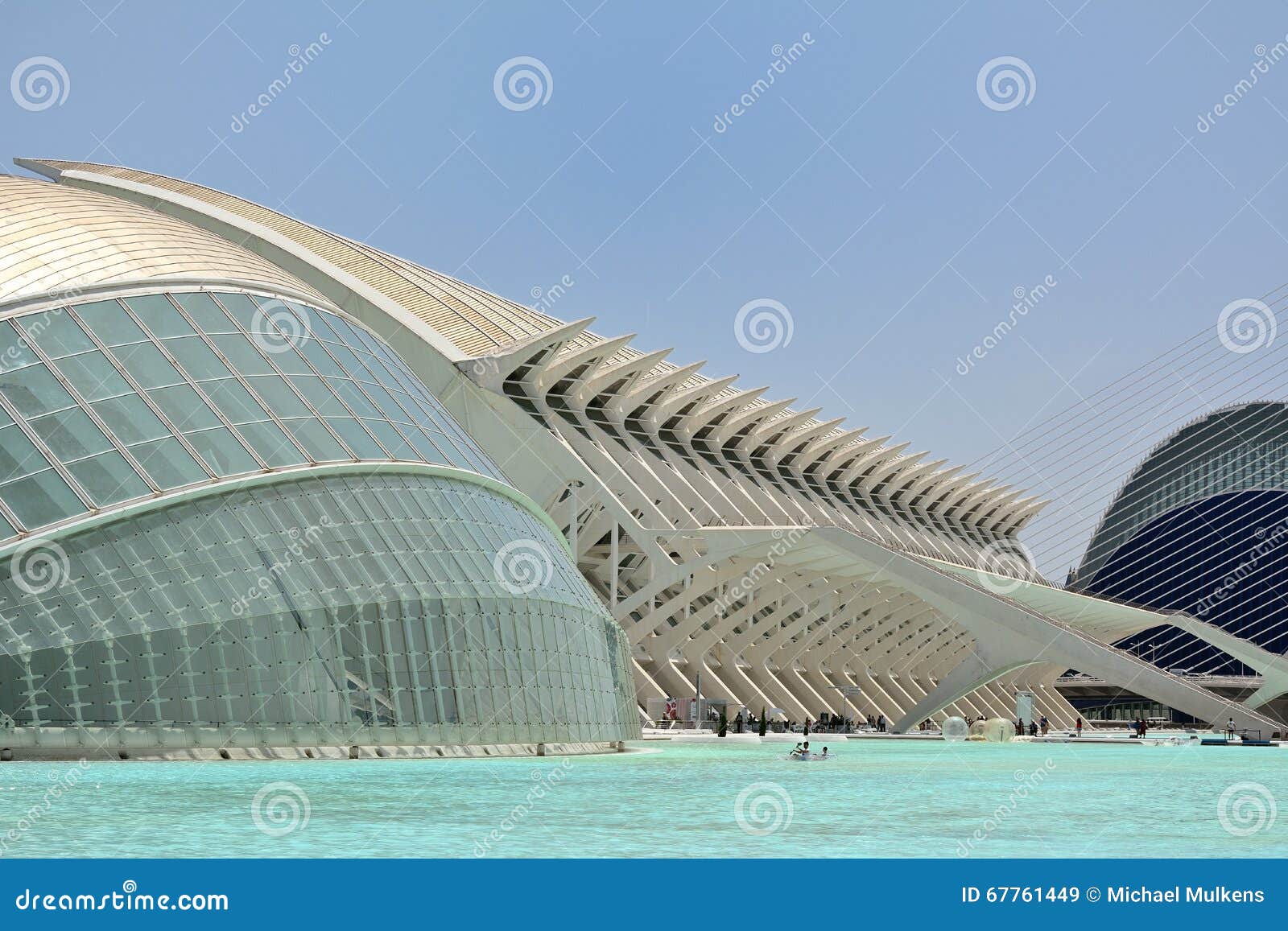 City of Arts and Science editorial stock image. Image of hemisferic ...