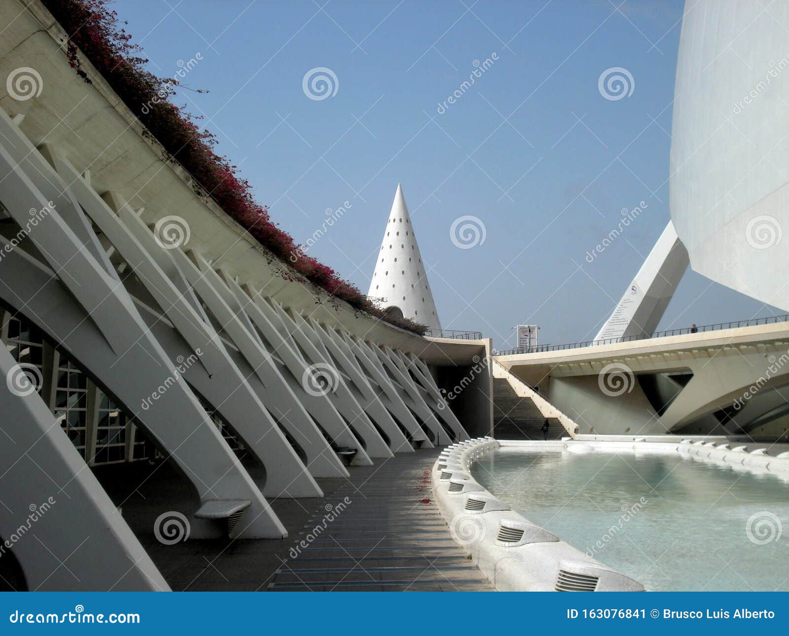 City of Arts and Sciences, Valencia, Spain. Structures, Volumes and ...