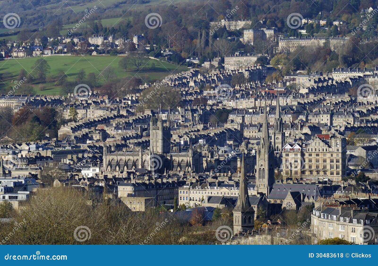 City of Bath. Avon. England Stock Photo - Image of cityscape, buildings ...