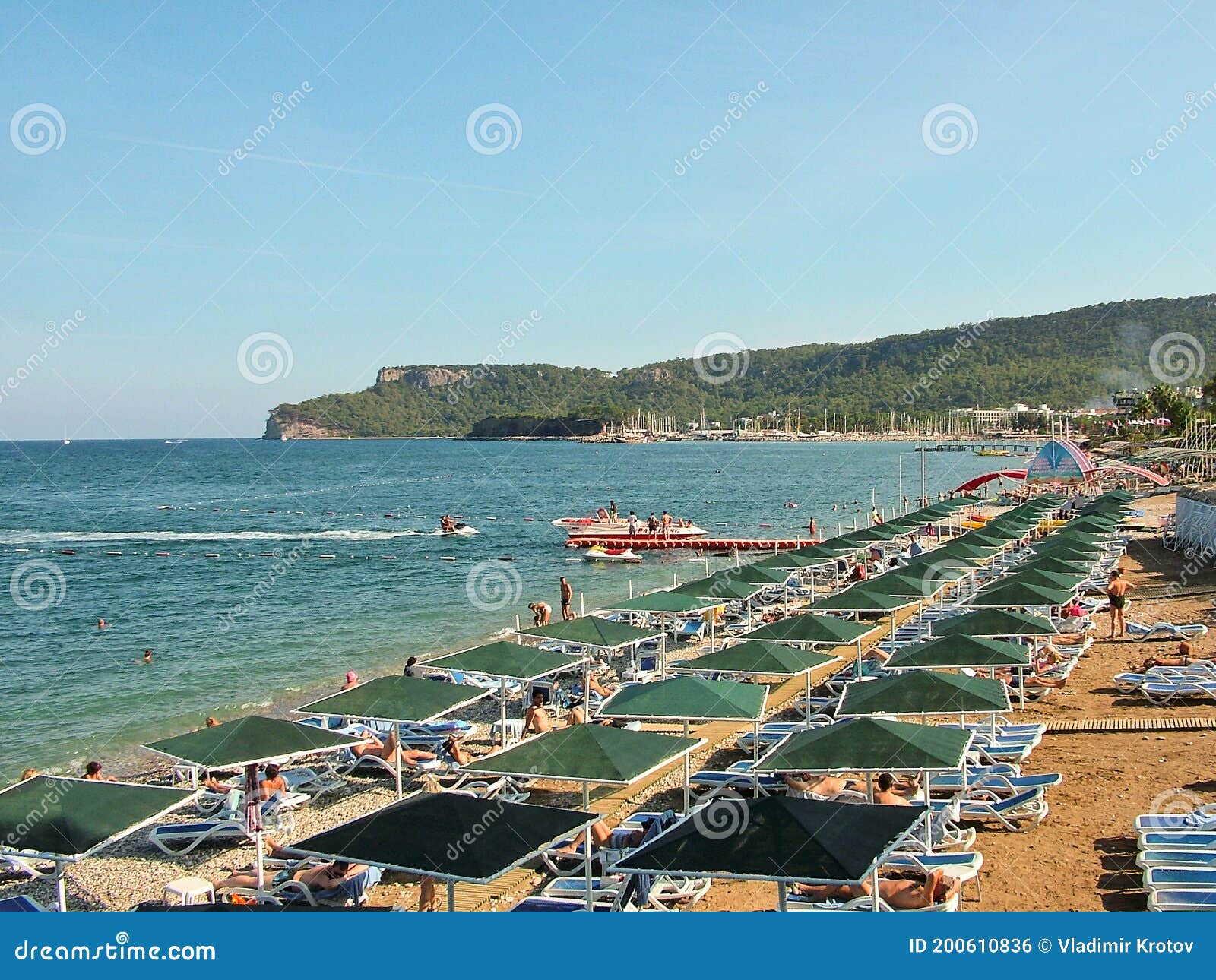 City Beach in Kemer, Turkey Editorial Photo - Image of kemer ...