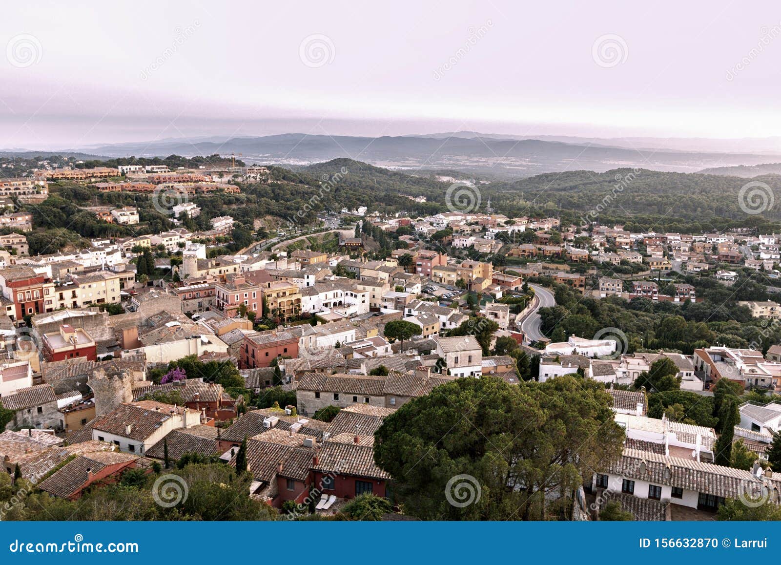In the town stock photo. Image of dusk, begur, architecture - 156632870