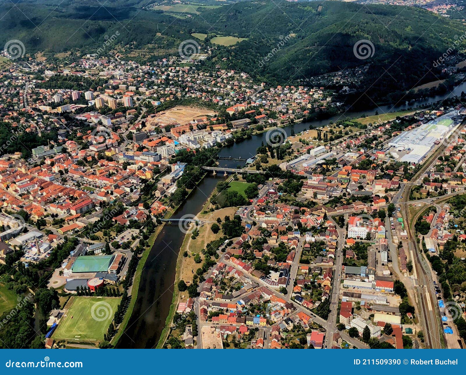 City of Beroun in Czech Republic 14.7.2018 Stock Photo - Image of ...