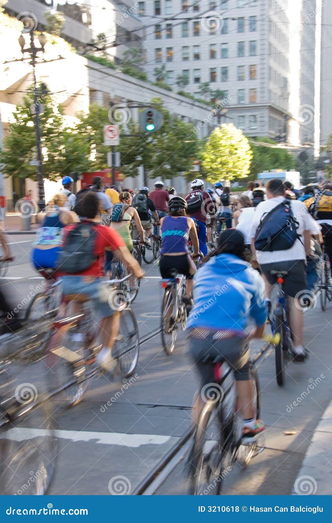 City Bikers in San Francisco Editorial Stock Photo - Image of ...