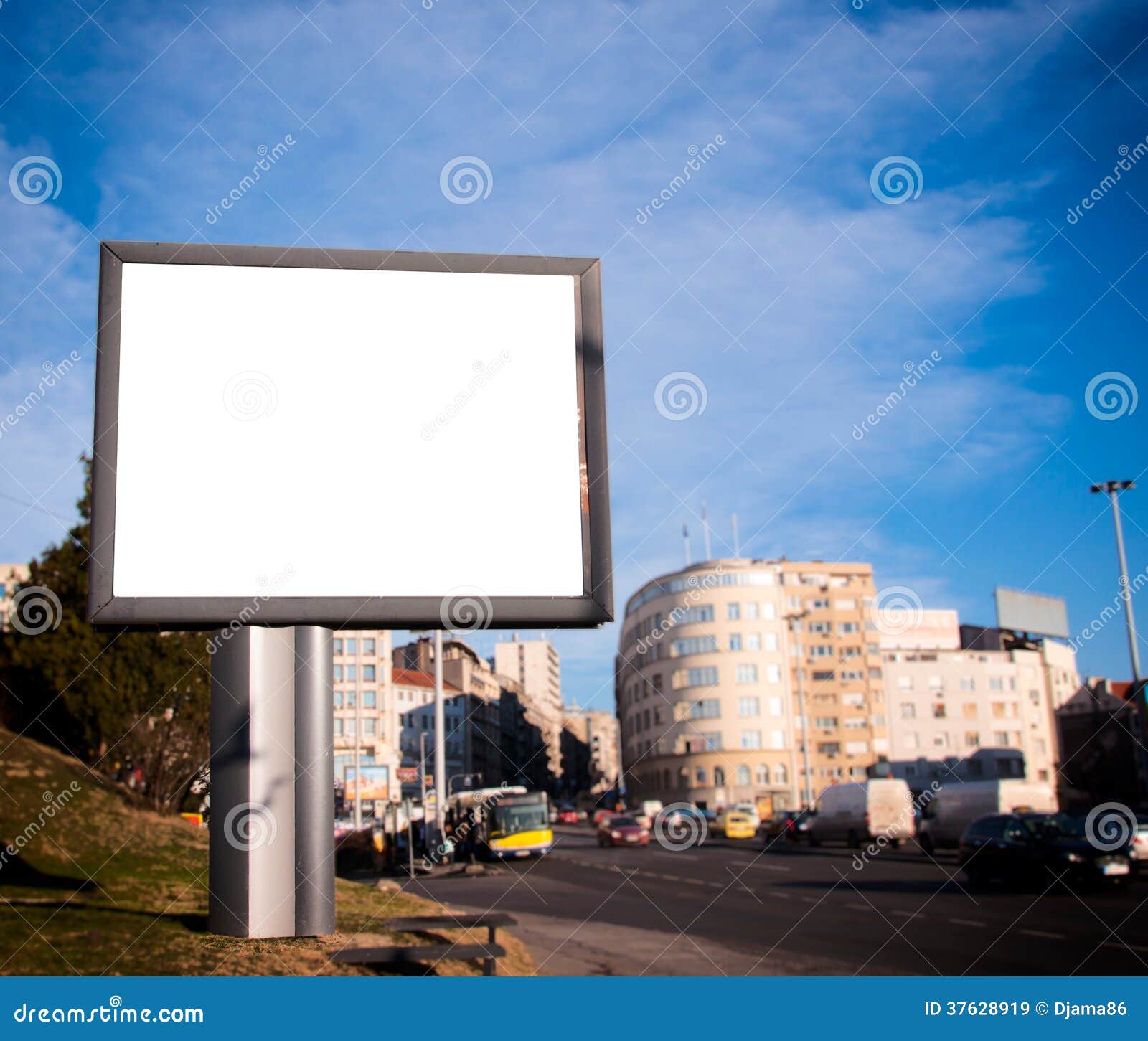 City billboard stock image. Image of banner, display - 37628919