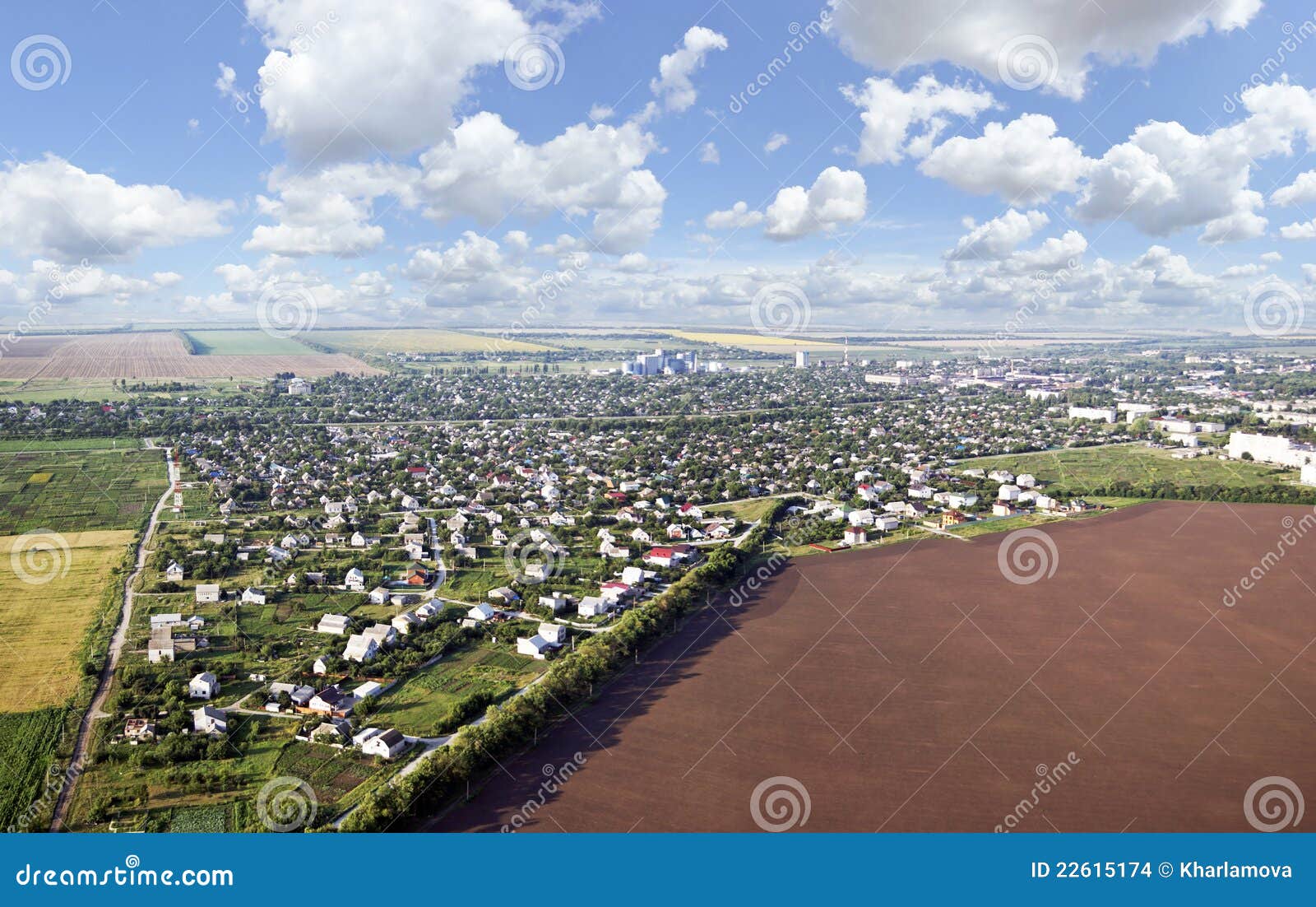 City with a Bird S Eye View Stock Photo - Image of outdoors, aerial ...