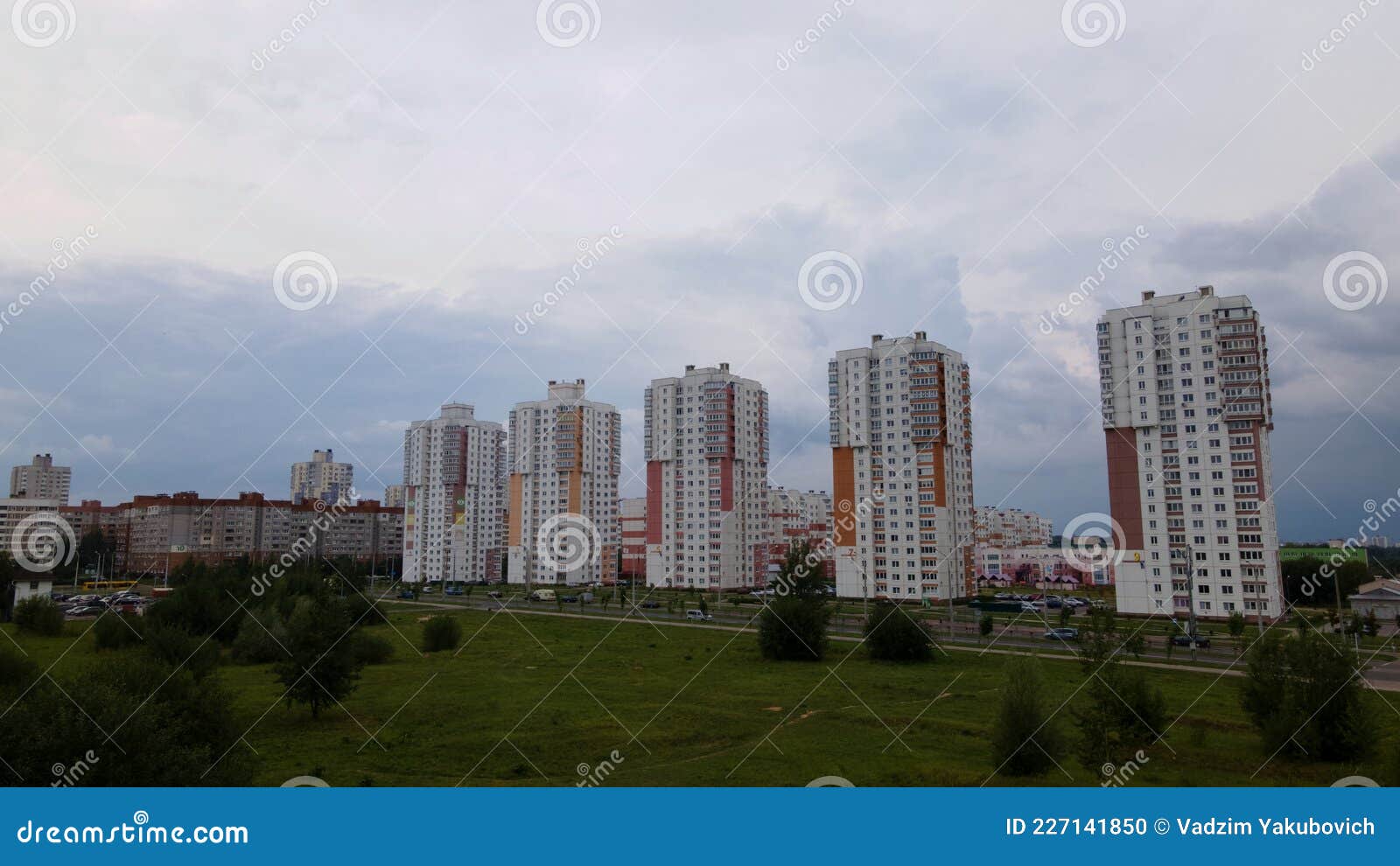 City Block with Multi-storey Residential Buildings Editorial Image ...