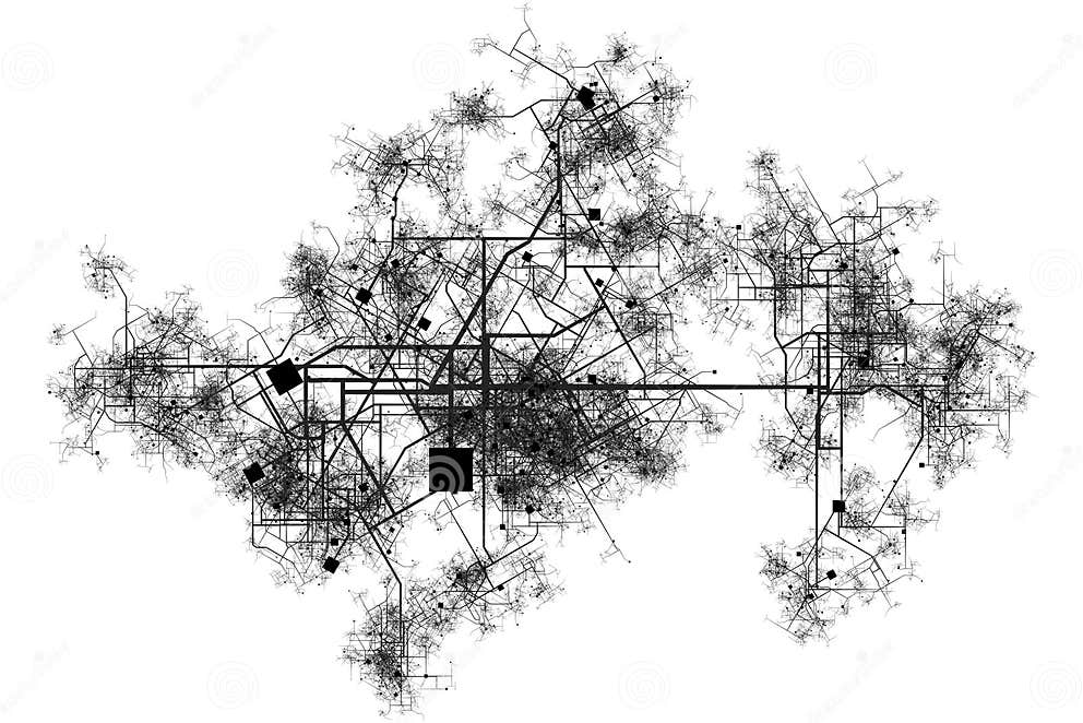 City Blue Prints stock illustration. Illustration of council - 5808798