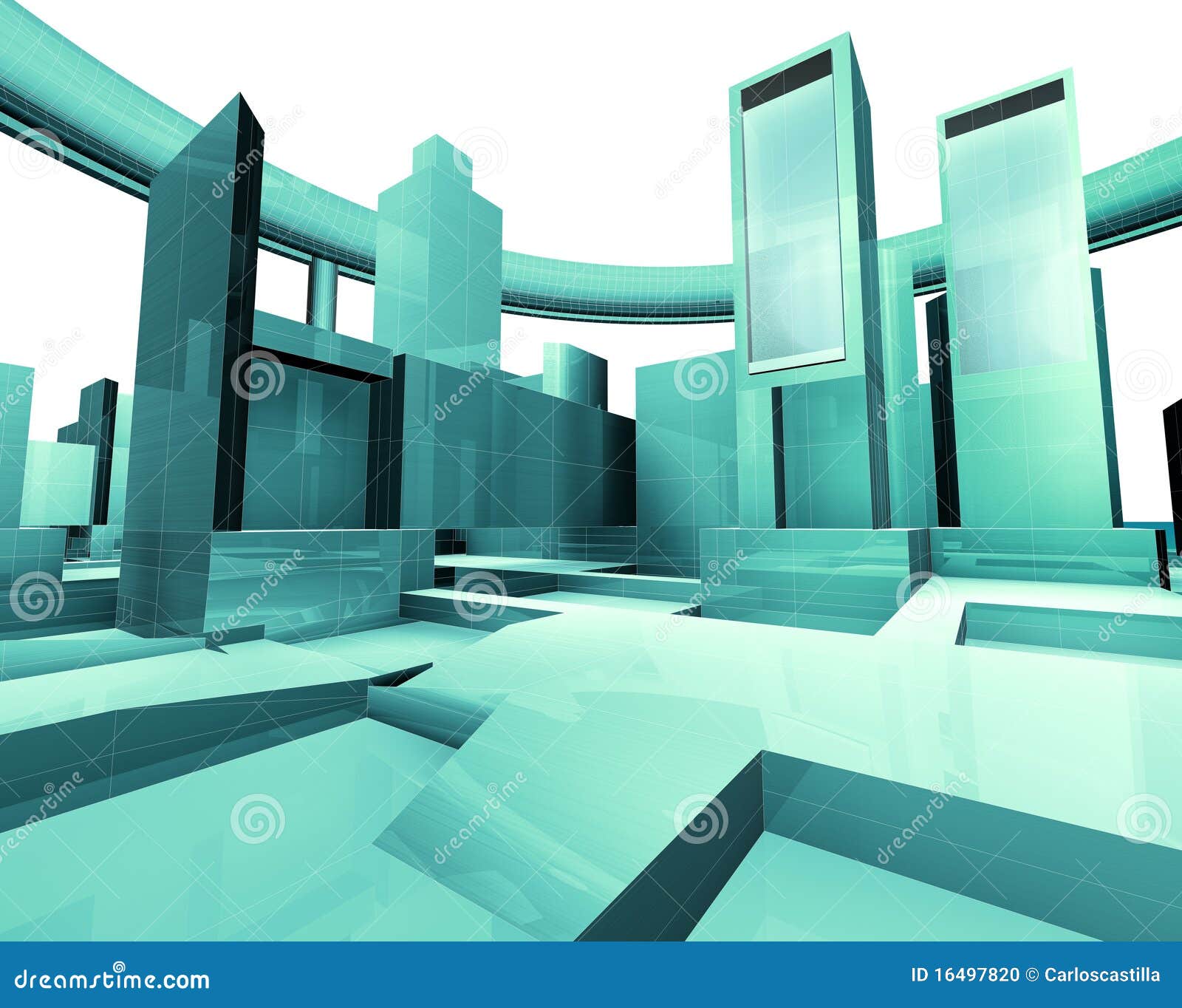 City blueprint stock illustration. Illustration of engineering - 16497820