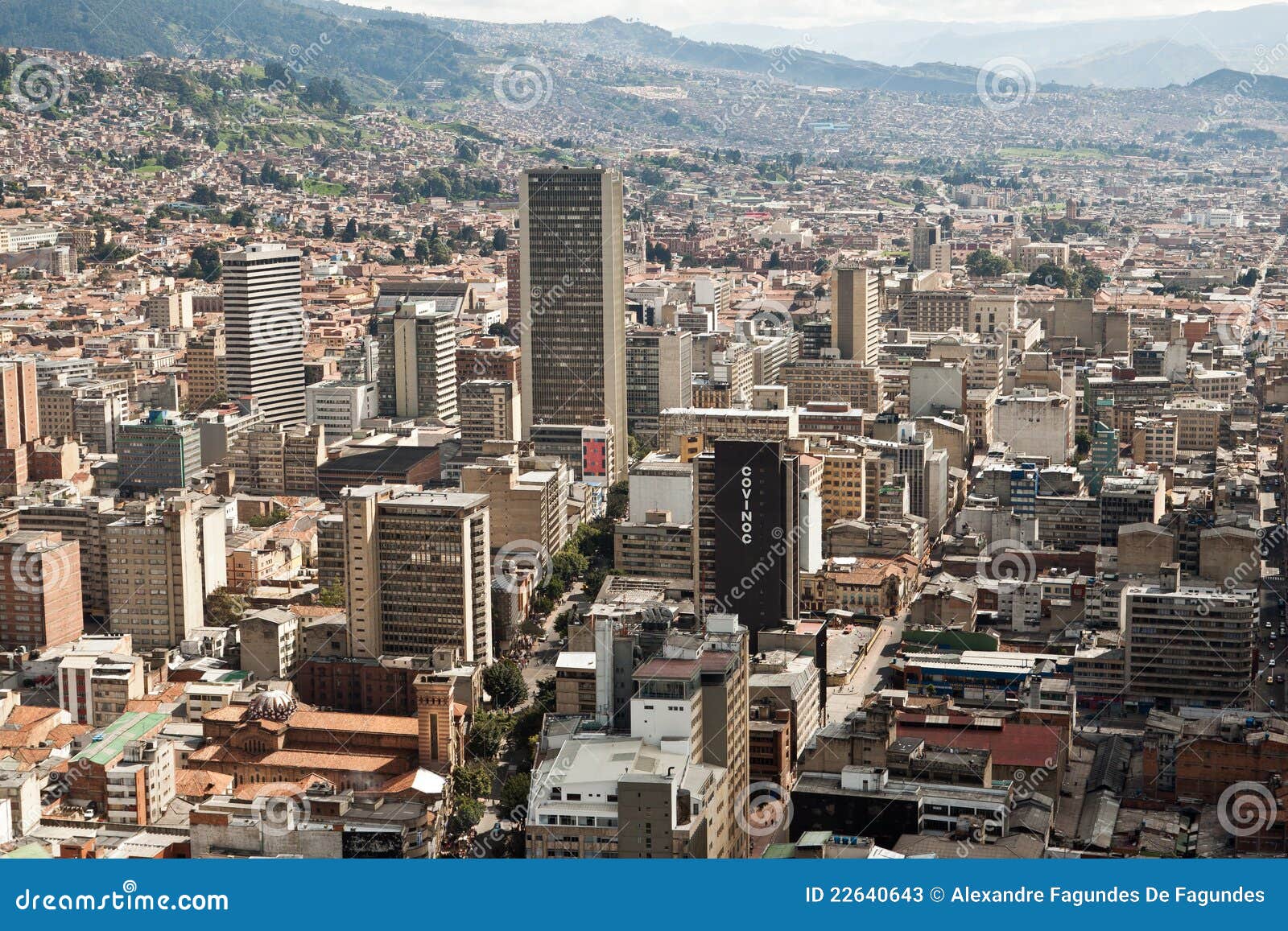 City of Bogota Colombia editorial stock photo. Image of buildings ...