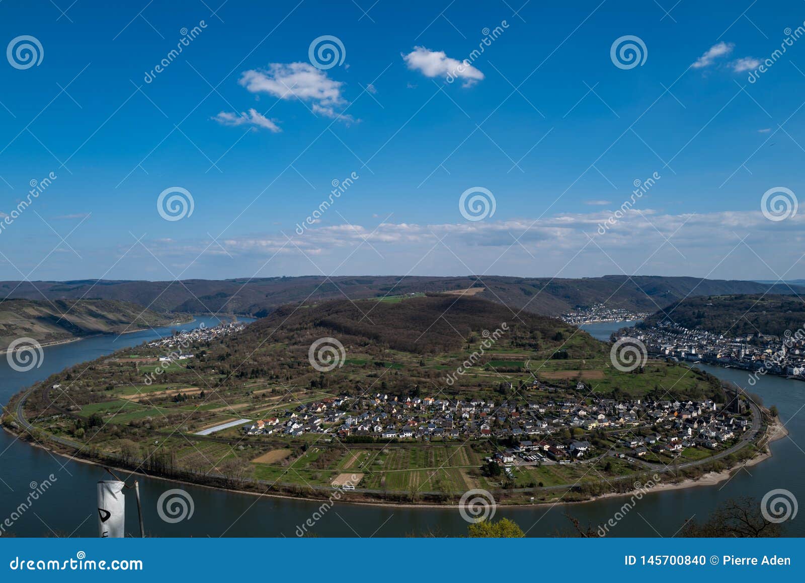 The City of Boppard at the German Rhine Area Stock Photo - Image of ...