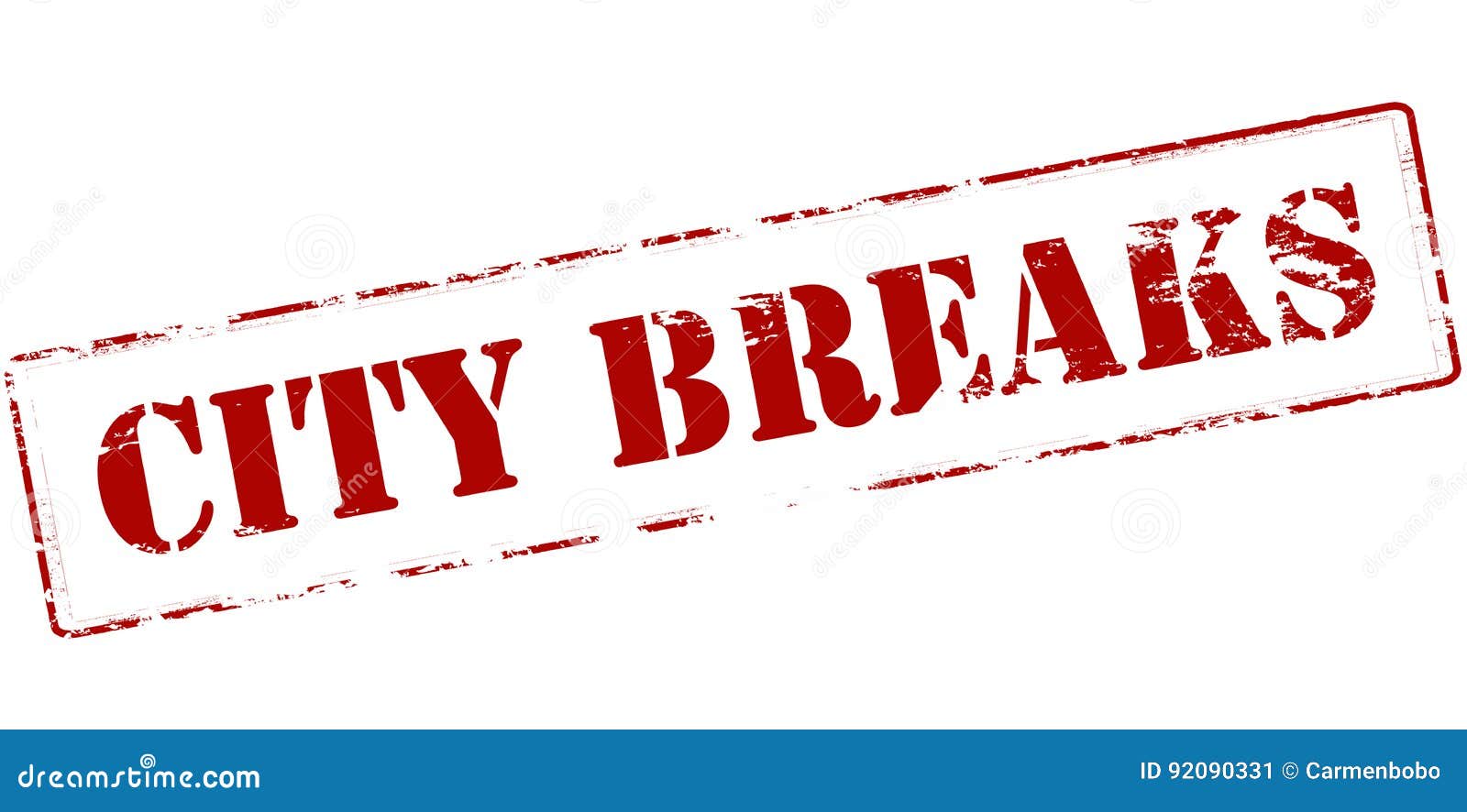 City breaks stock illustration. Illustration of stamp - 92090331