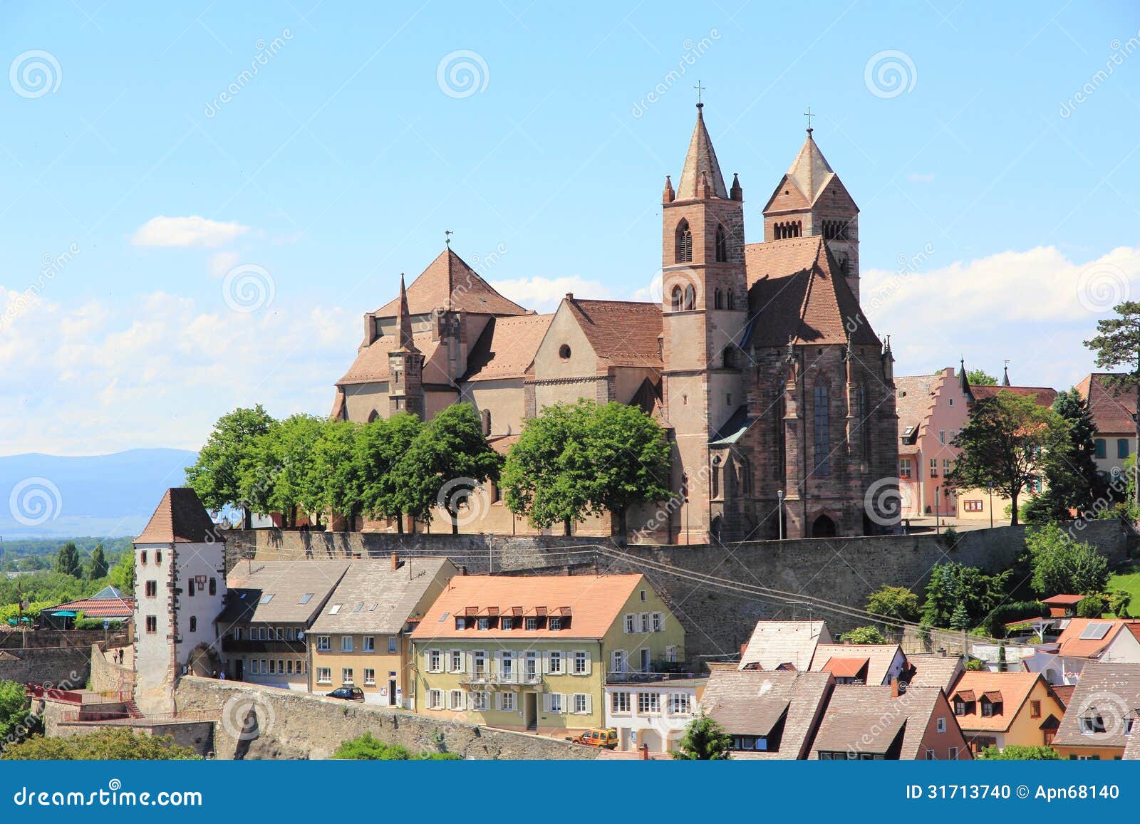 The City of Breisach in Germany Stock Photo - Image of europe, breisach ...