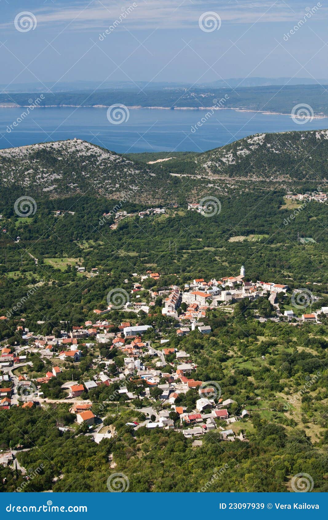 The city Bribir stock image. Image of crikvenica, vinodol - 23097939