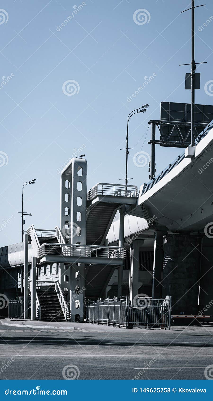 City Bridge. Background for Banner Design Stock Photo - Image of center ...