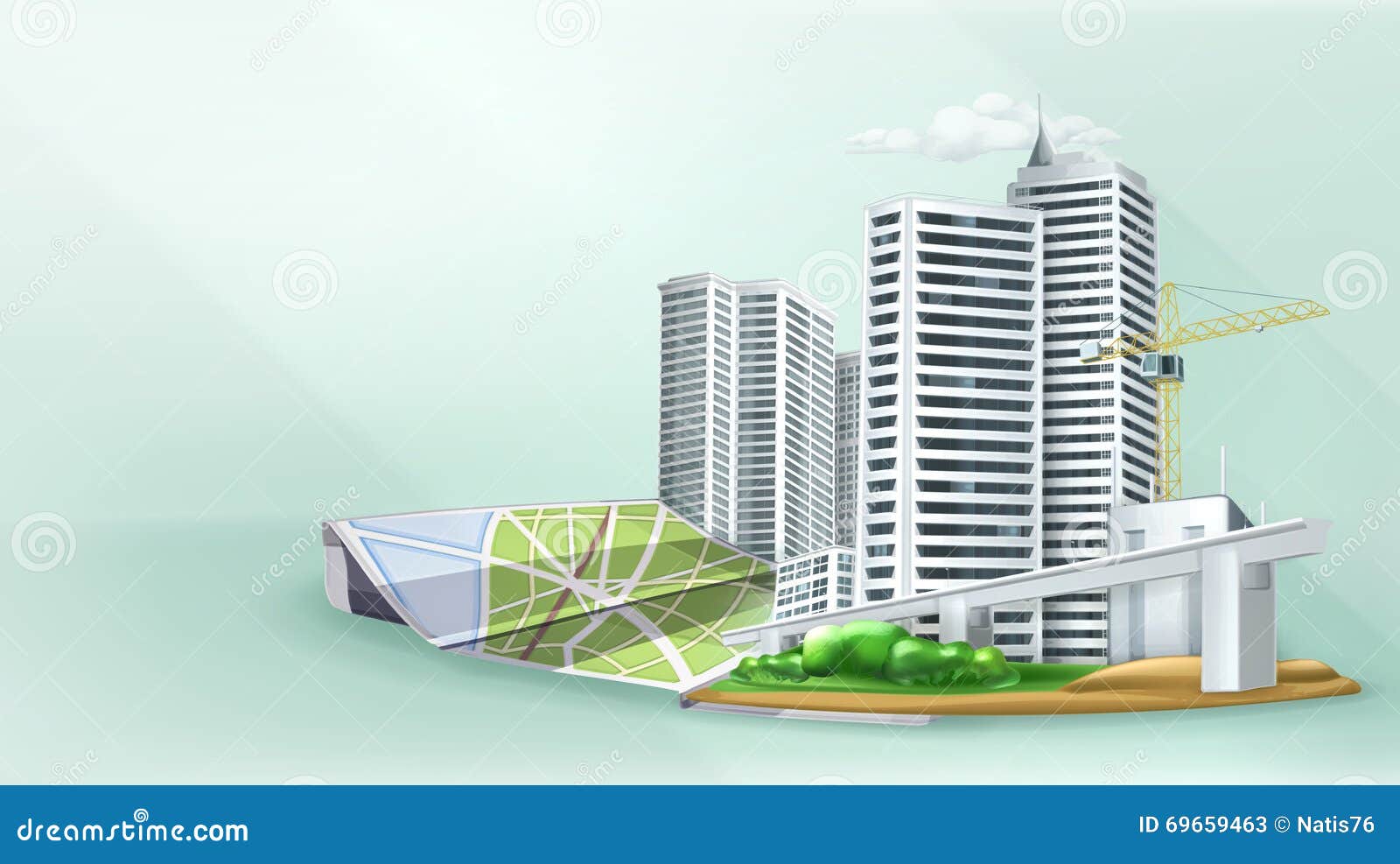 City building background stock vector. Illustration of cityscape - 69659463