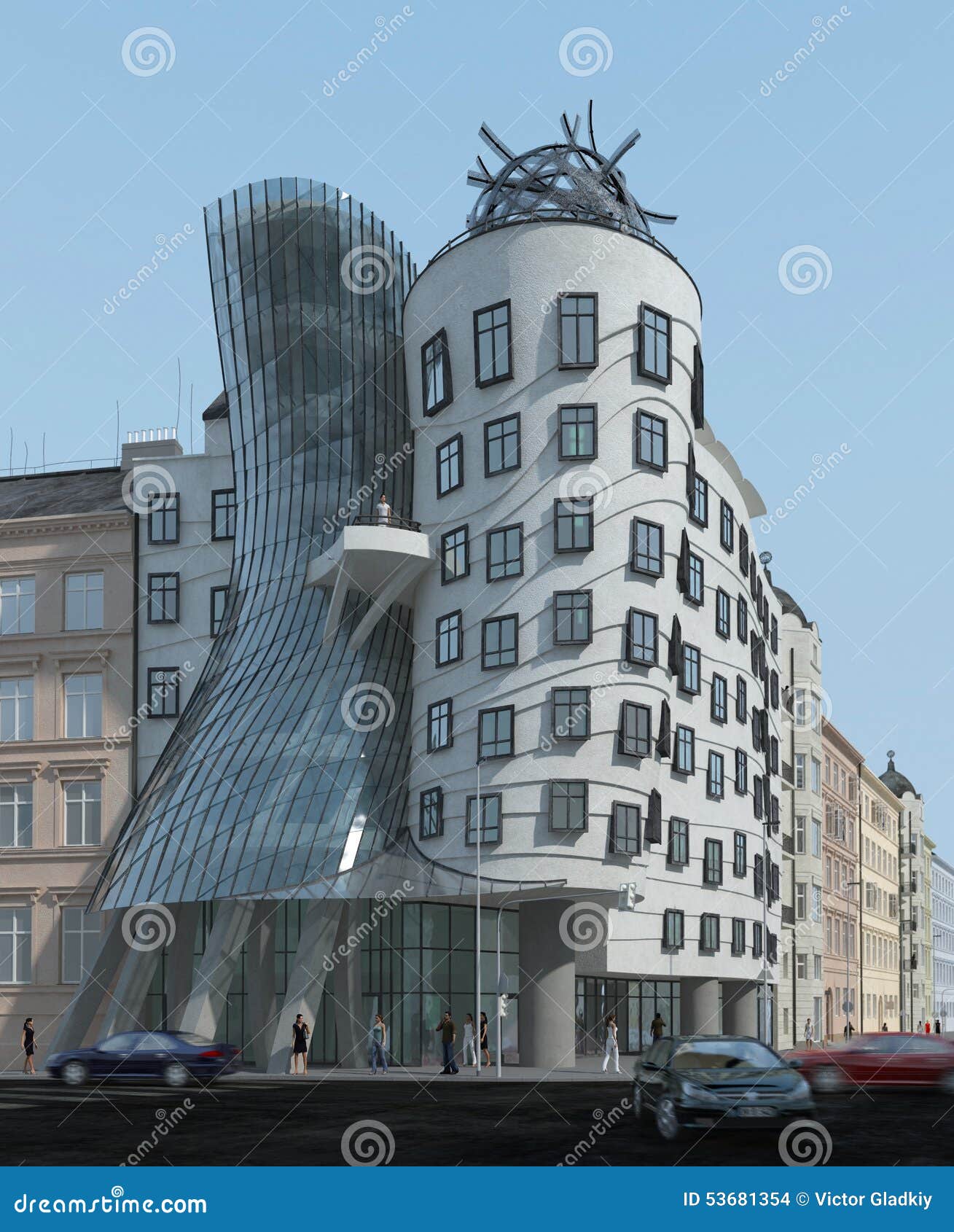 City Building Exterior editorial stock image. Illustration of expensive ...