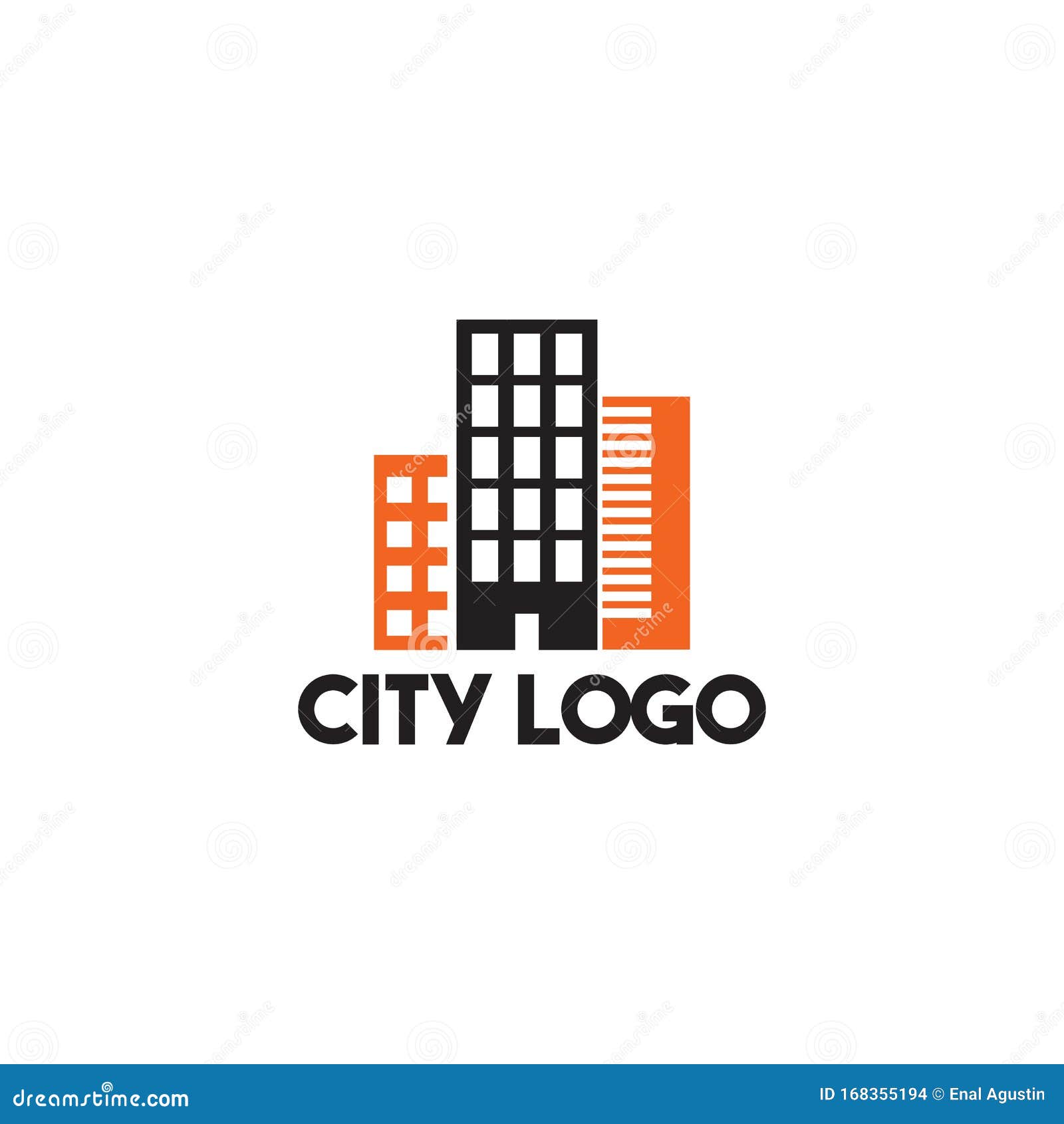 City Building Icon Logo Design Vector Template Stock Vector ...